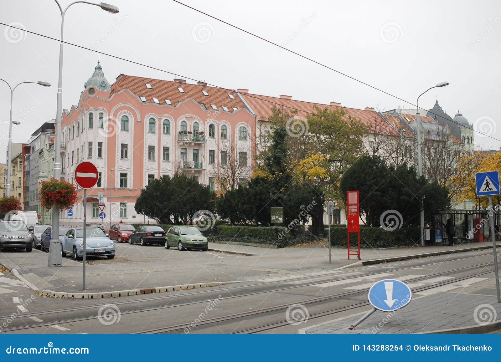 In Centrum of Bratislava Old Town Editorial Stock Image - Image of ...