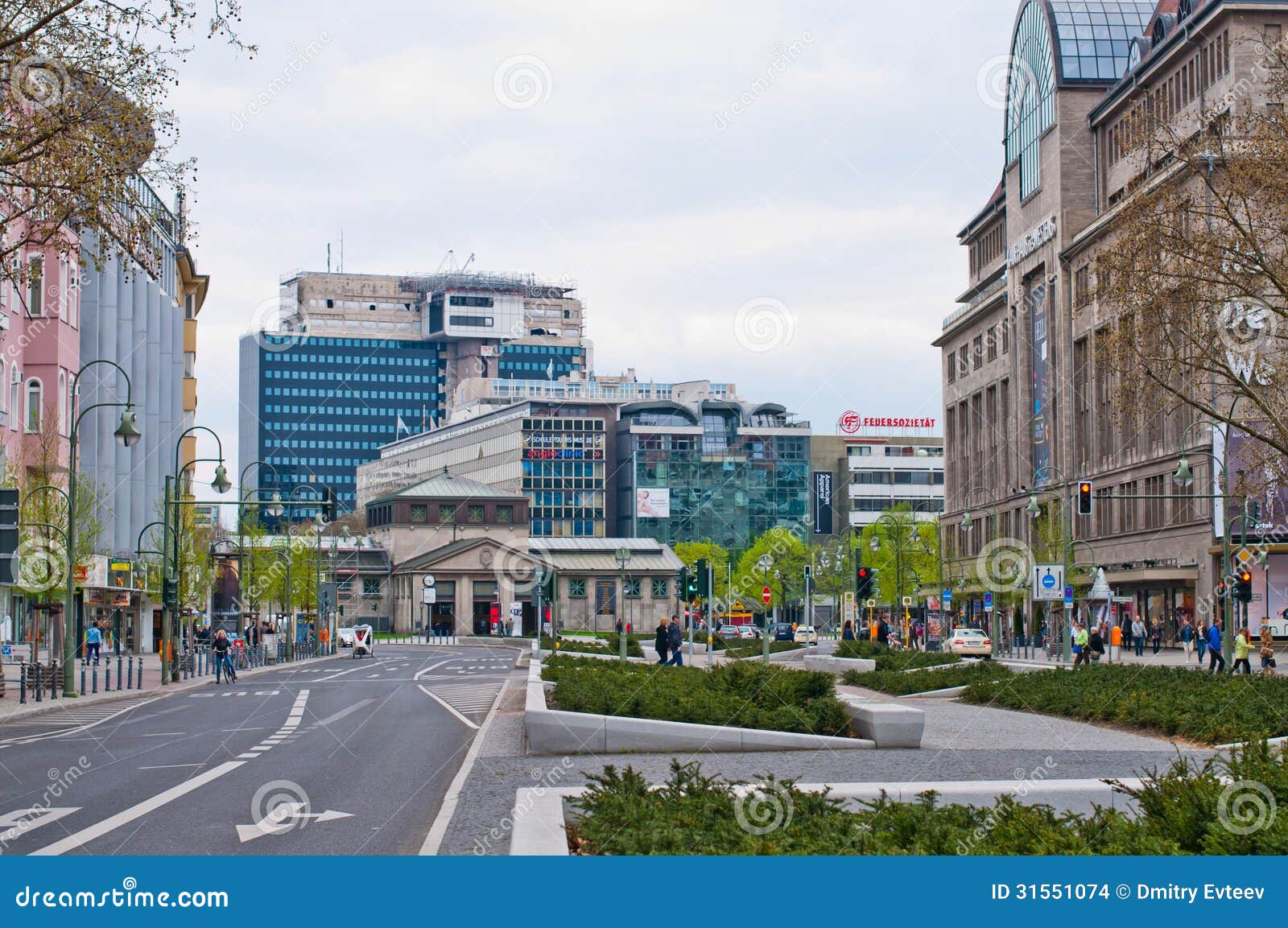 Centrum van Berlijn redactionele stock afbeelding. Image of centrum ...