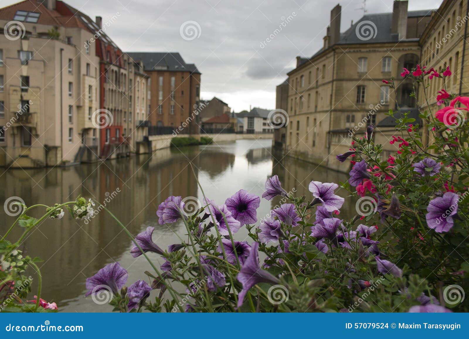 Centrum Van Metz, Frankrijk Stock Foto - Image of stoep, openlucht ...