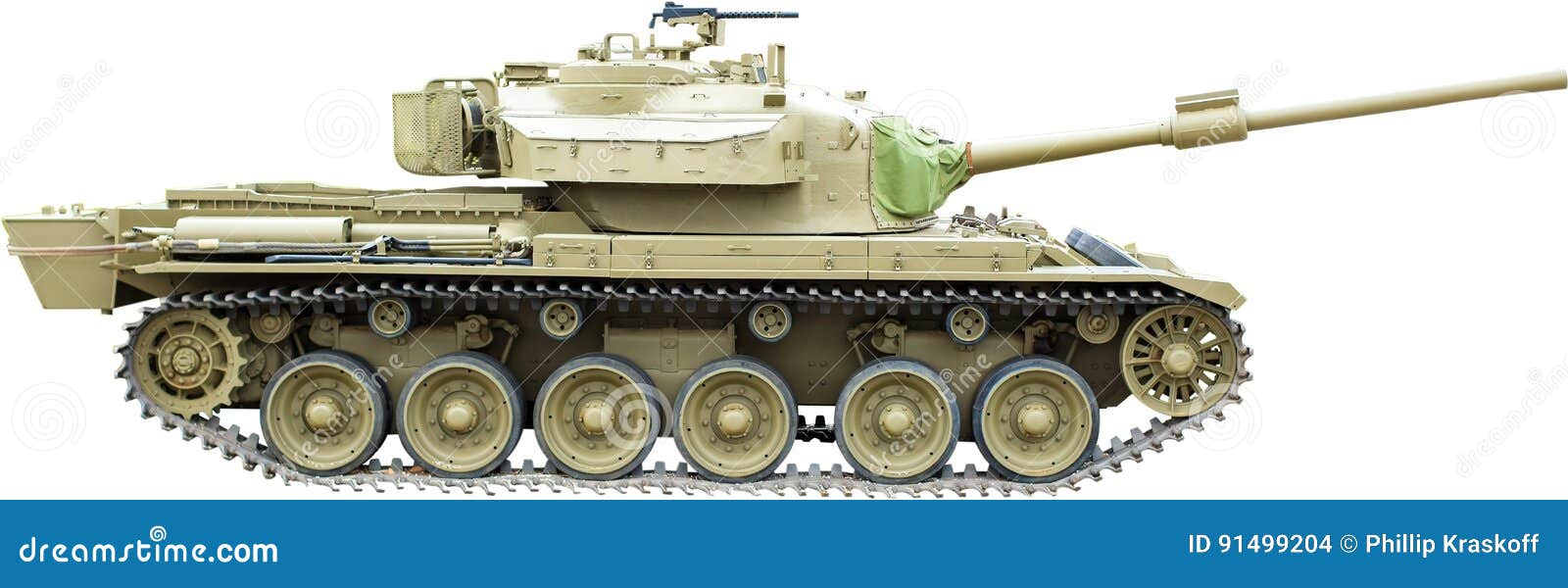 Centurion Tank Isolated on White Stock Photo - Image of turret, armor ...