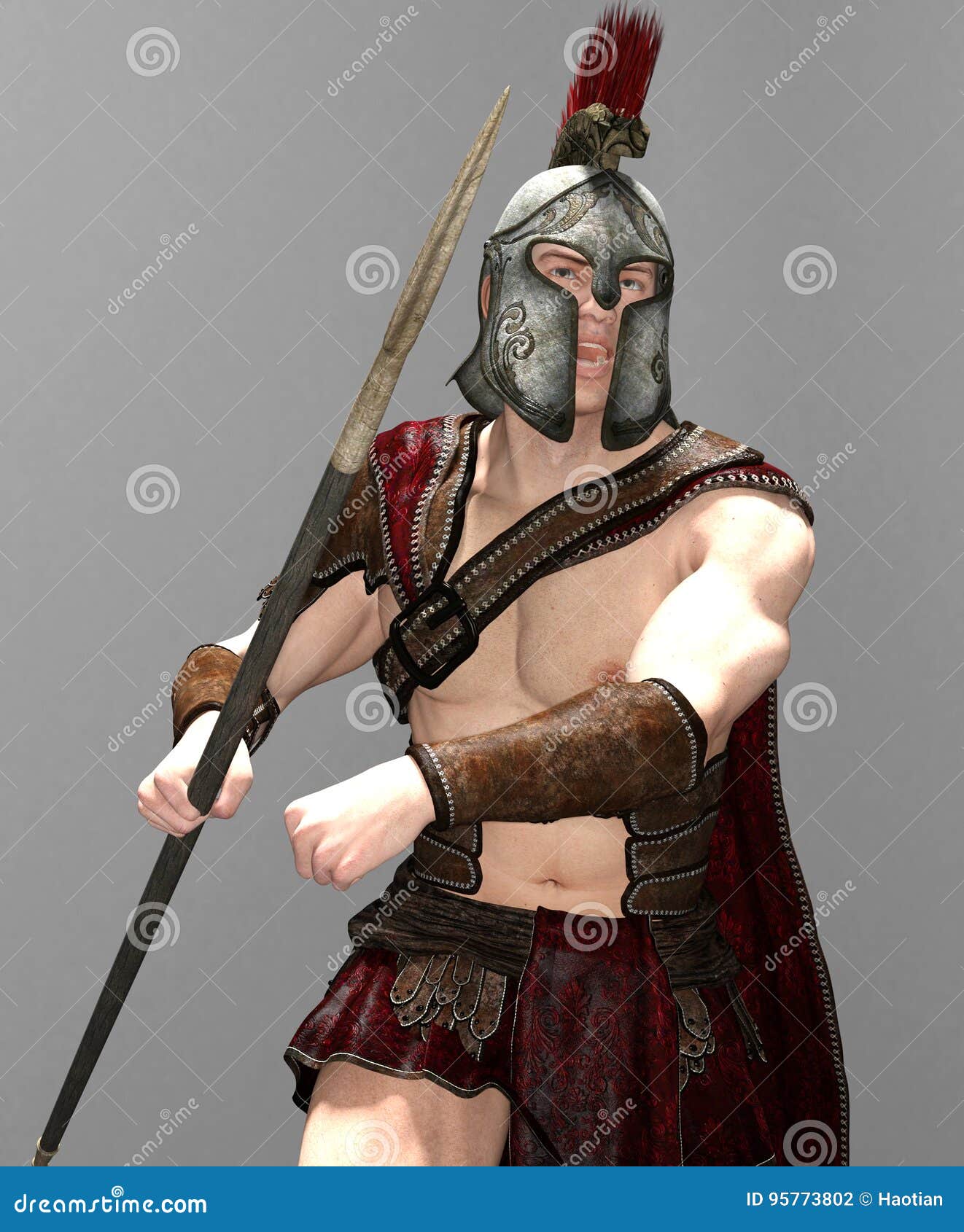 Centurion Warrior Helmet. Cartoon Vector | CartoonDealer.com #116141405