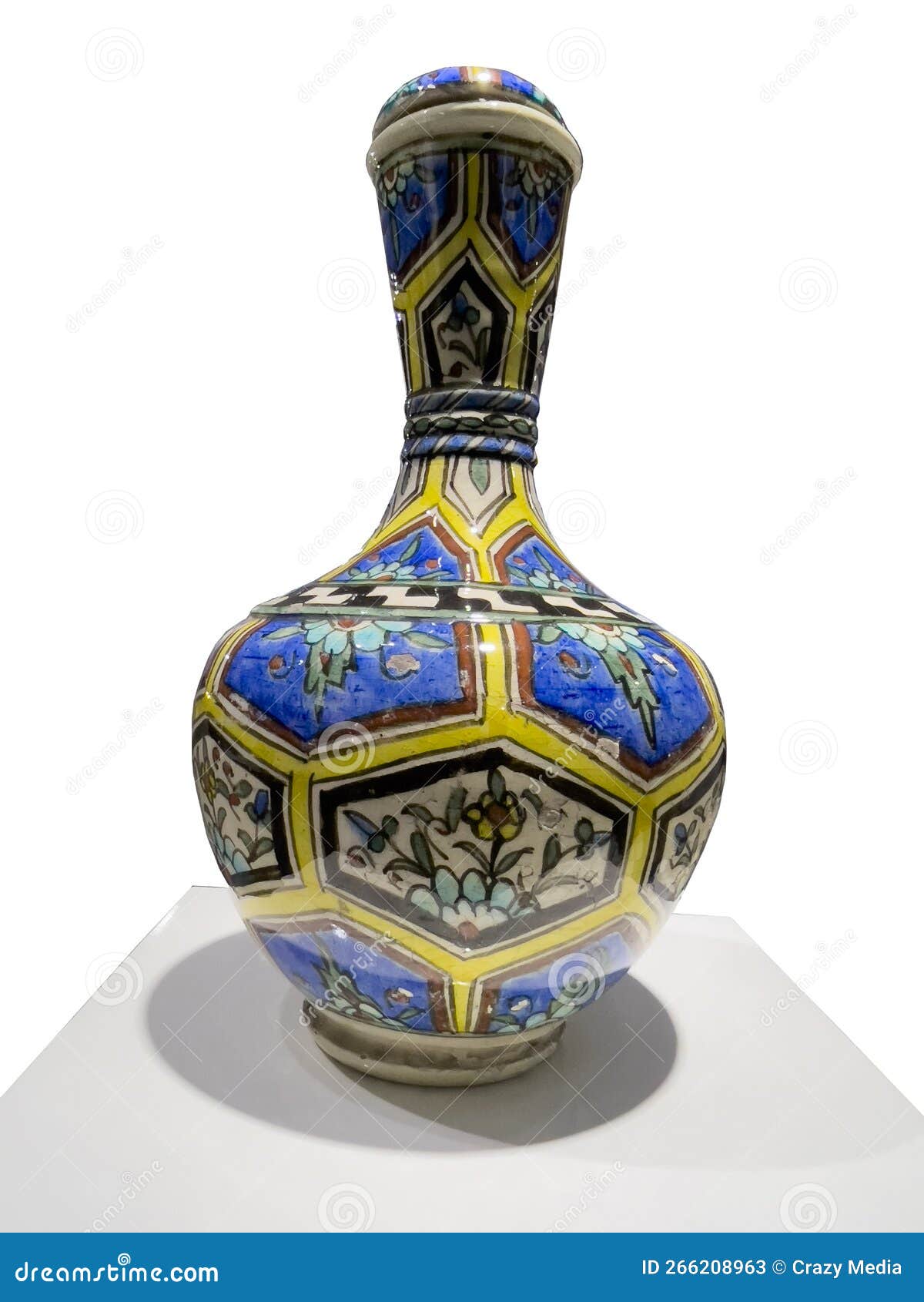 Century Old and Very Valuable Patterned Ceramic Vase Stock Image ...