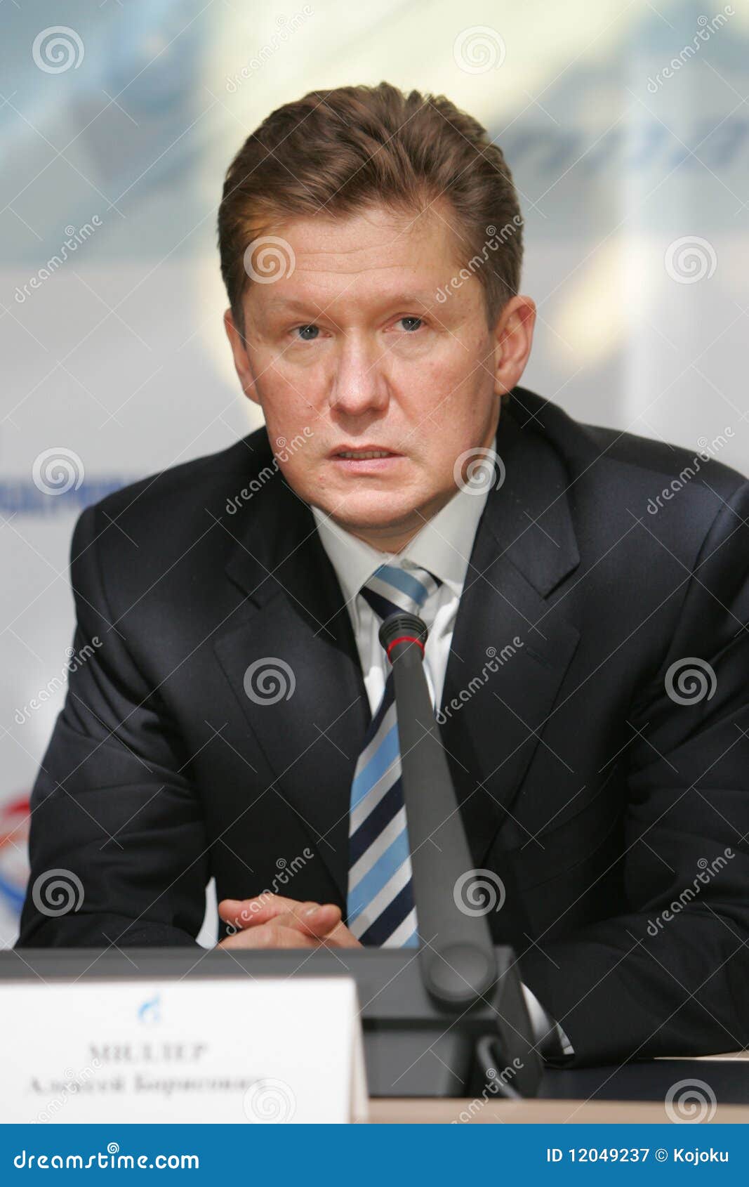 CEO Alexey Miller De Gazprom Fotografía editorial - Imagen de director ...