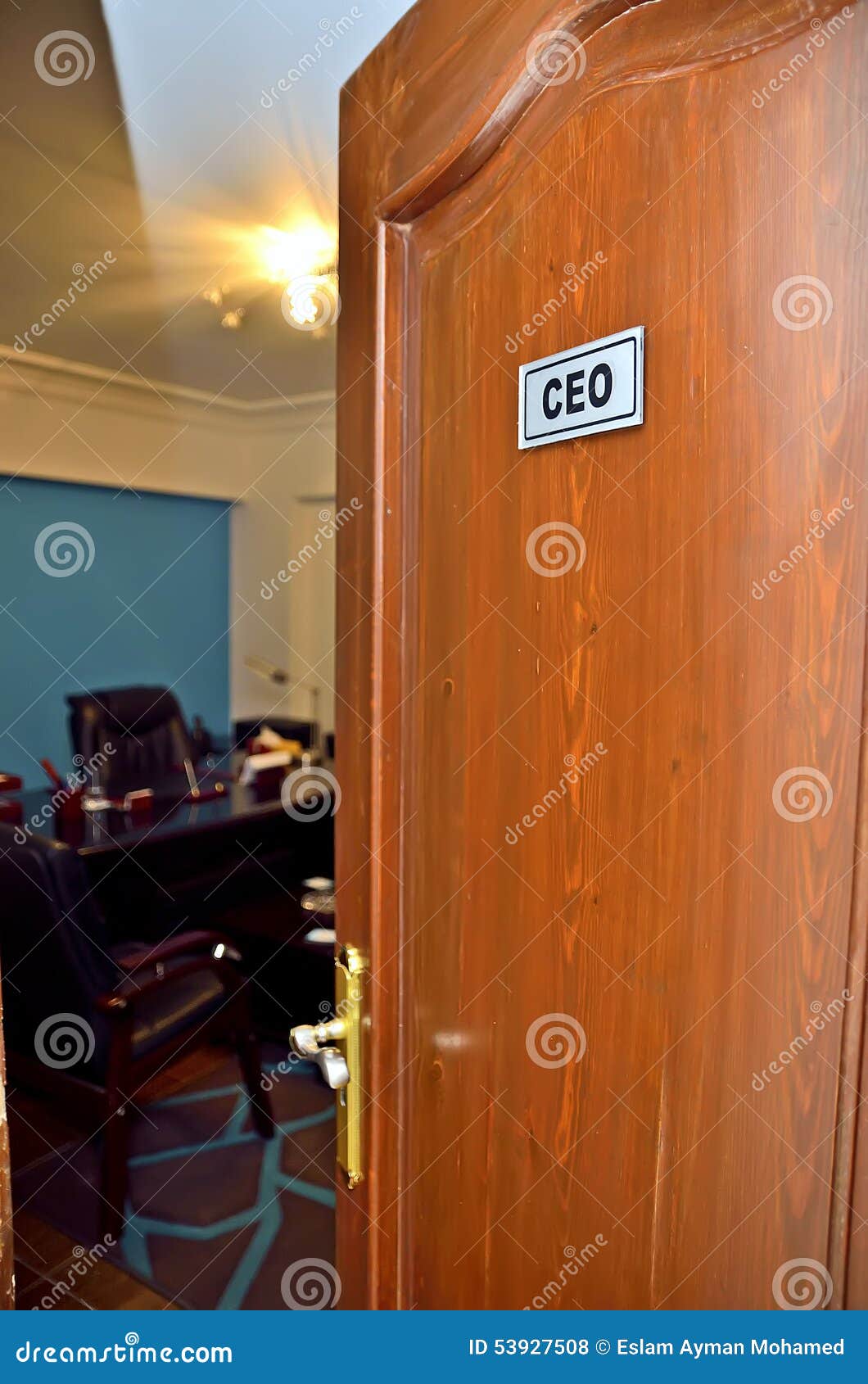 CEO Door stock photo. Image of company, business, enter - 53927508