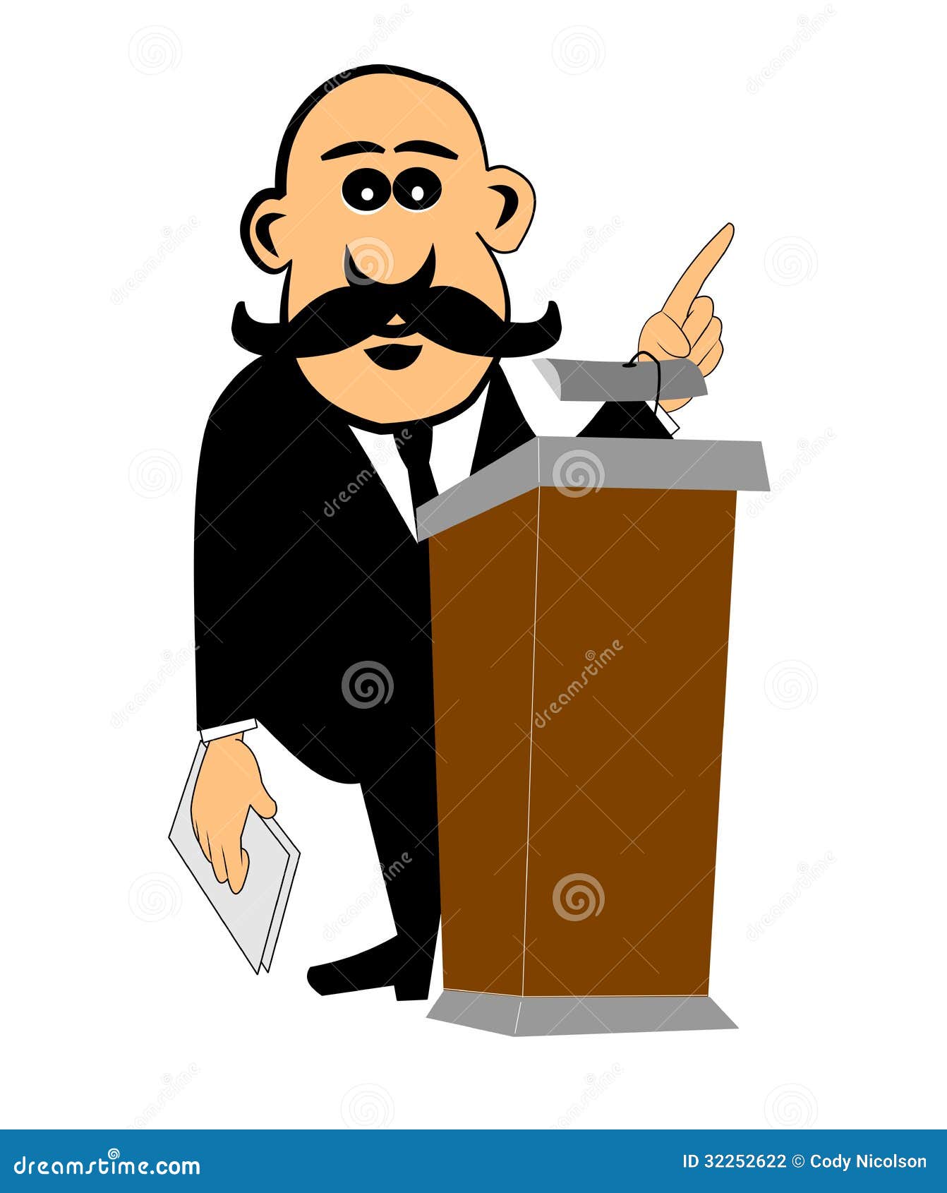 Ceo stock vector. Illustration of speech, lecture, boss - 32252622