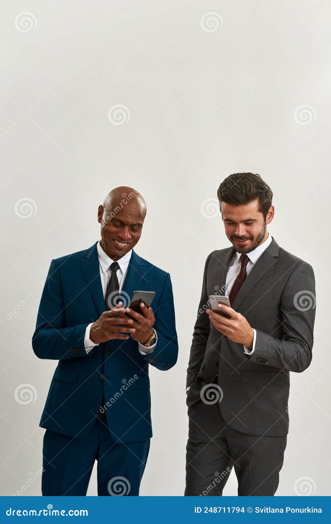 Ceo Managers Using and Browsing Mobile Phones Stock Photo - Image of ...