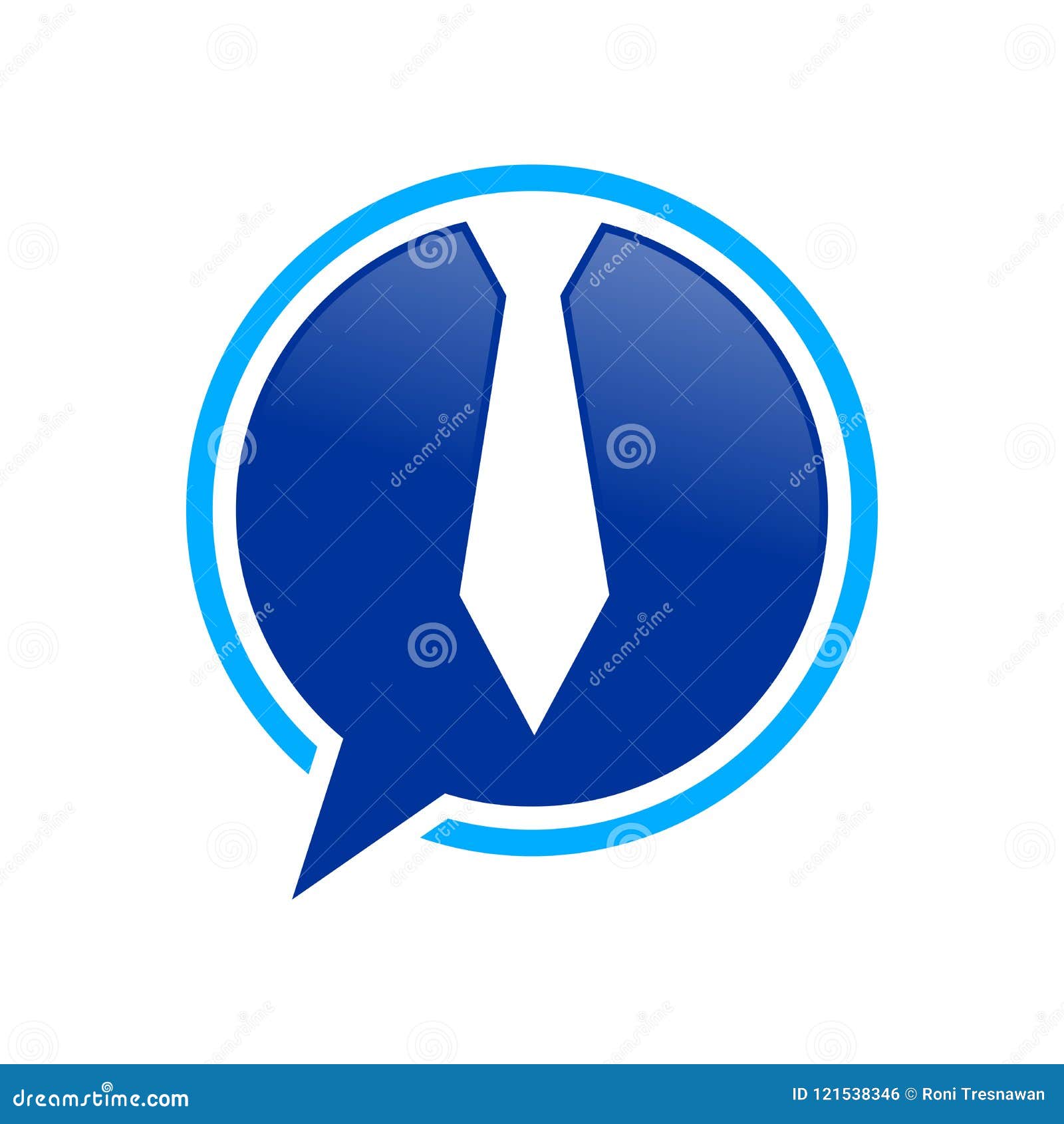 CEO Talk Bubble Chat Blue Symbol Design Stock Vector - Illustration of ...