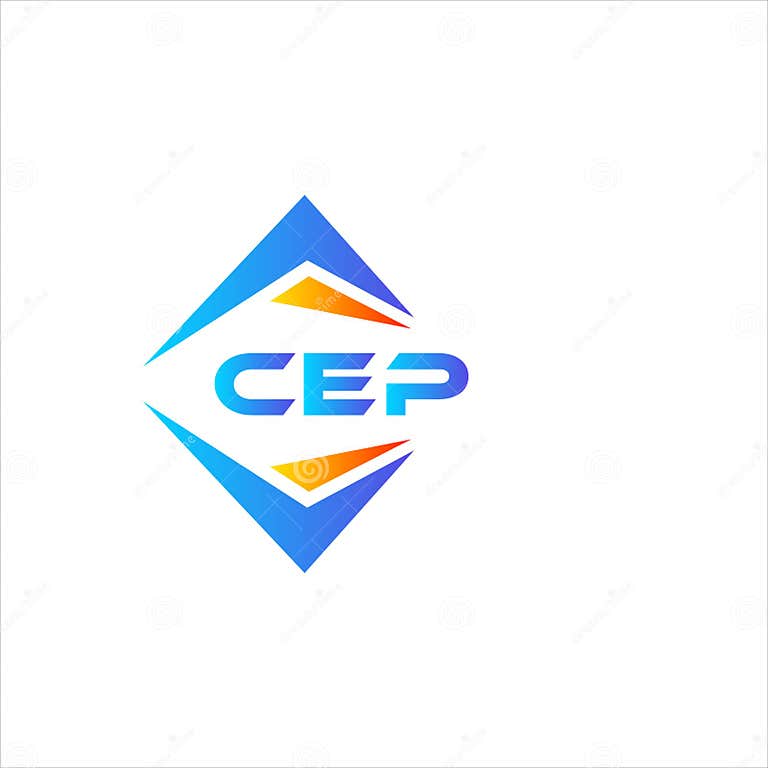 CEP Abstract Technology Logo Design on White Background. CEP Creative ...