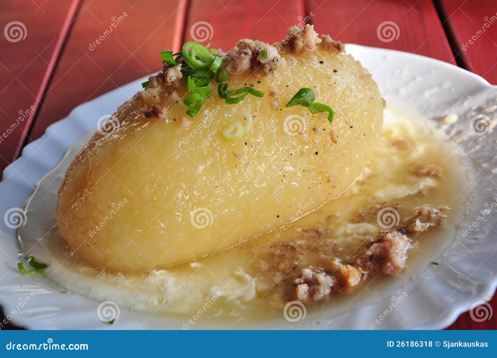 Cepelinai, Traditional Lithuanian Cuisine Stock Photography ...