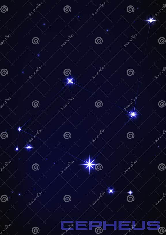 Cepheus星座 向量例证. 插画 包括有 北部, 魔术, 投反对票, 国王, 神话, 设计, 星云, 抽象 - 48959204