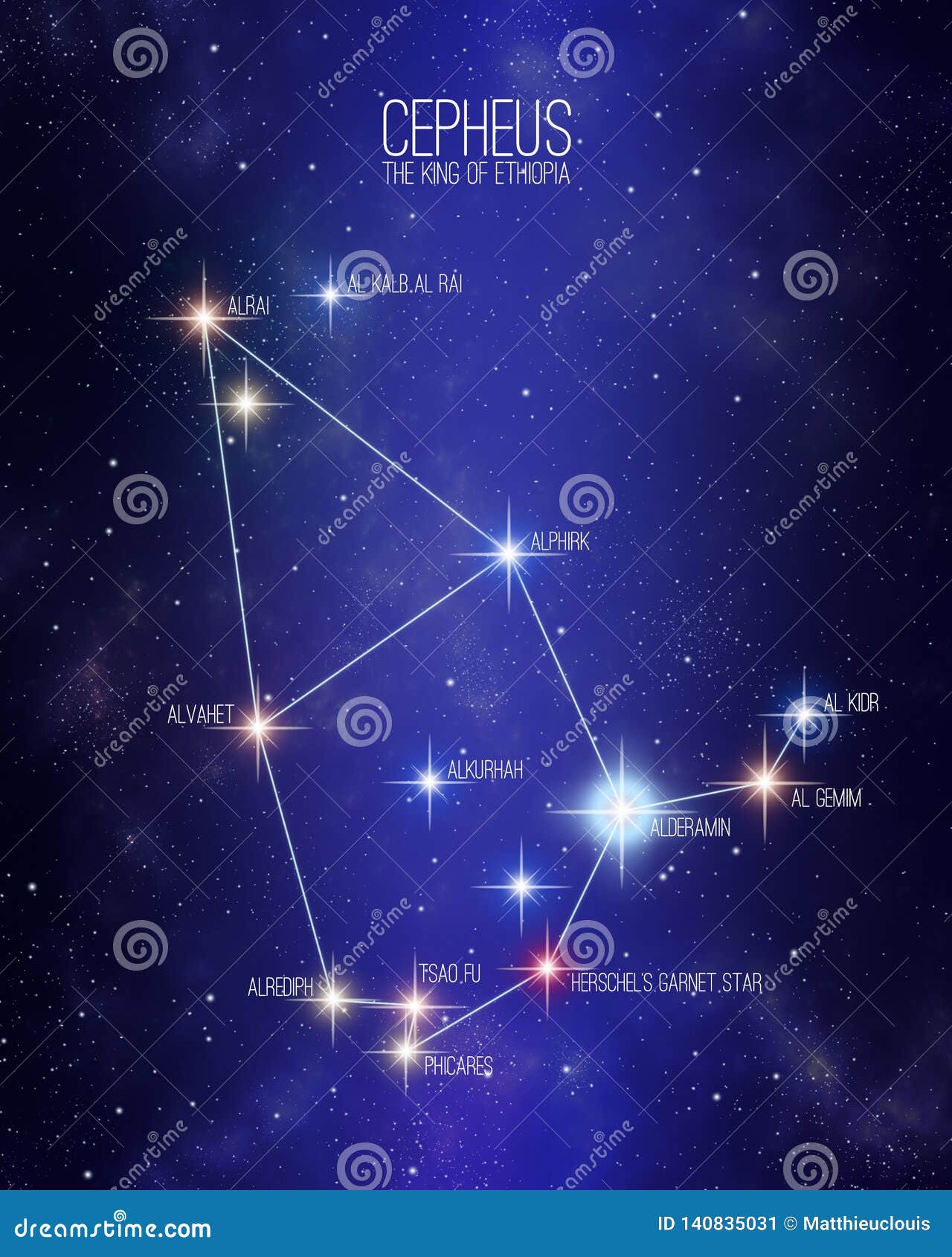 Cepheus The King Constellation
