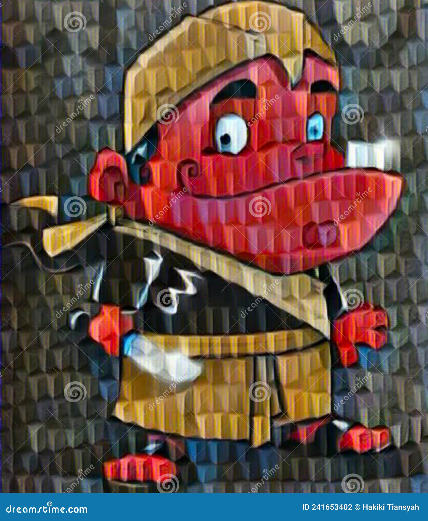 Cepot wayang art ilustração stock. Ilustração de tradicional - 241653402