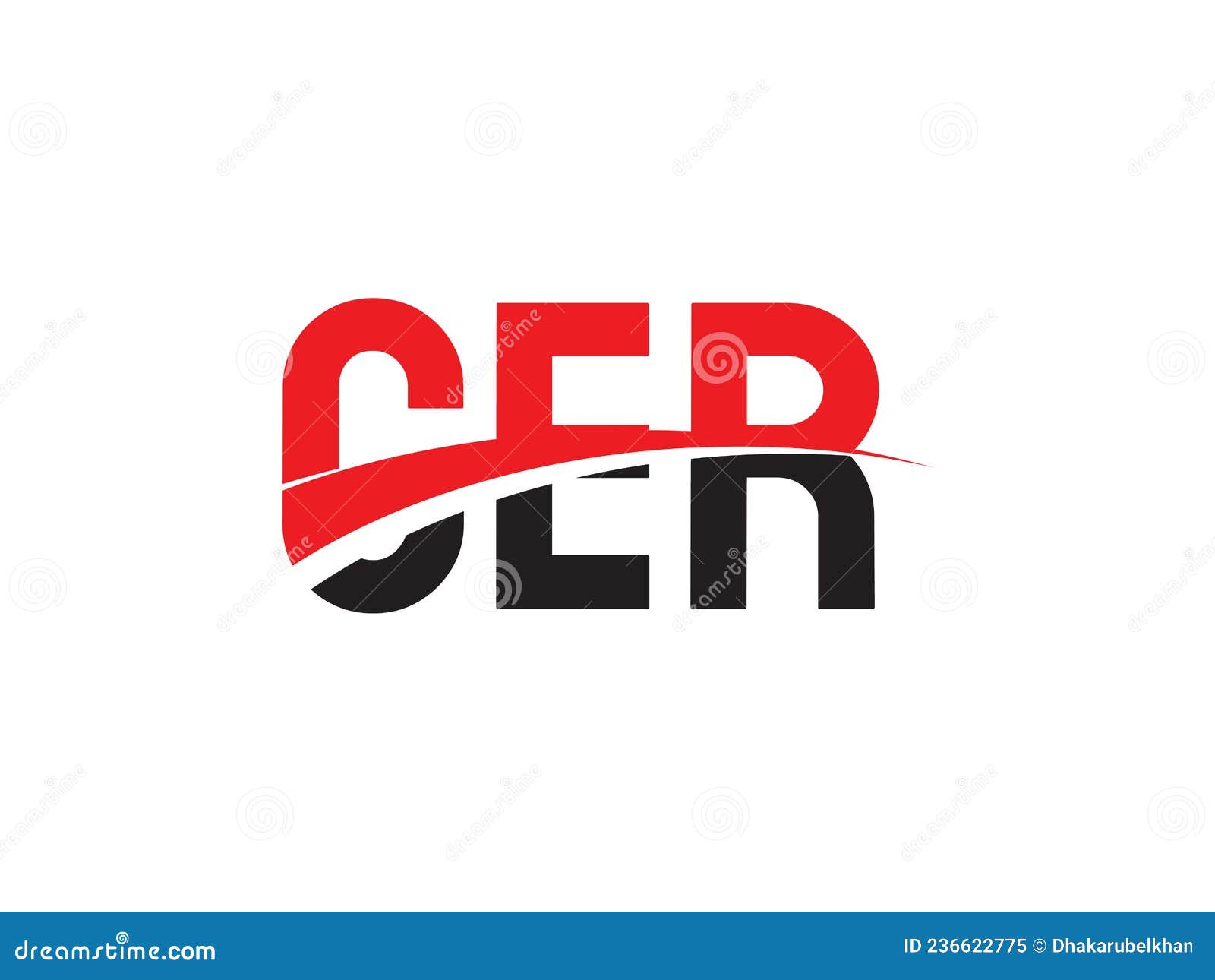 CER Letter Initial Logo Design Vector Illustration Stock Vector ...