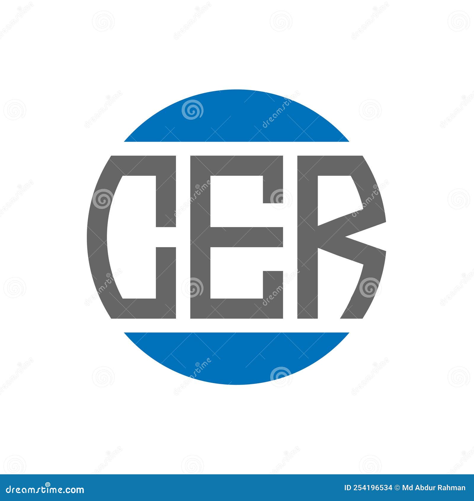 CER Letter Logo Design on White Background. CER Creative Initials ...