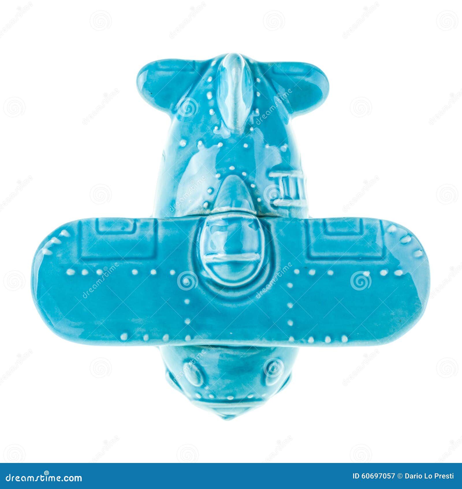 Ceramic airplane stock image. Image of biplane, ceramic - 60697057
