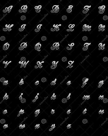 Ceramic alphabet letters stock illustration. Illustration of decoration ...