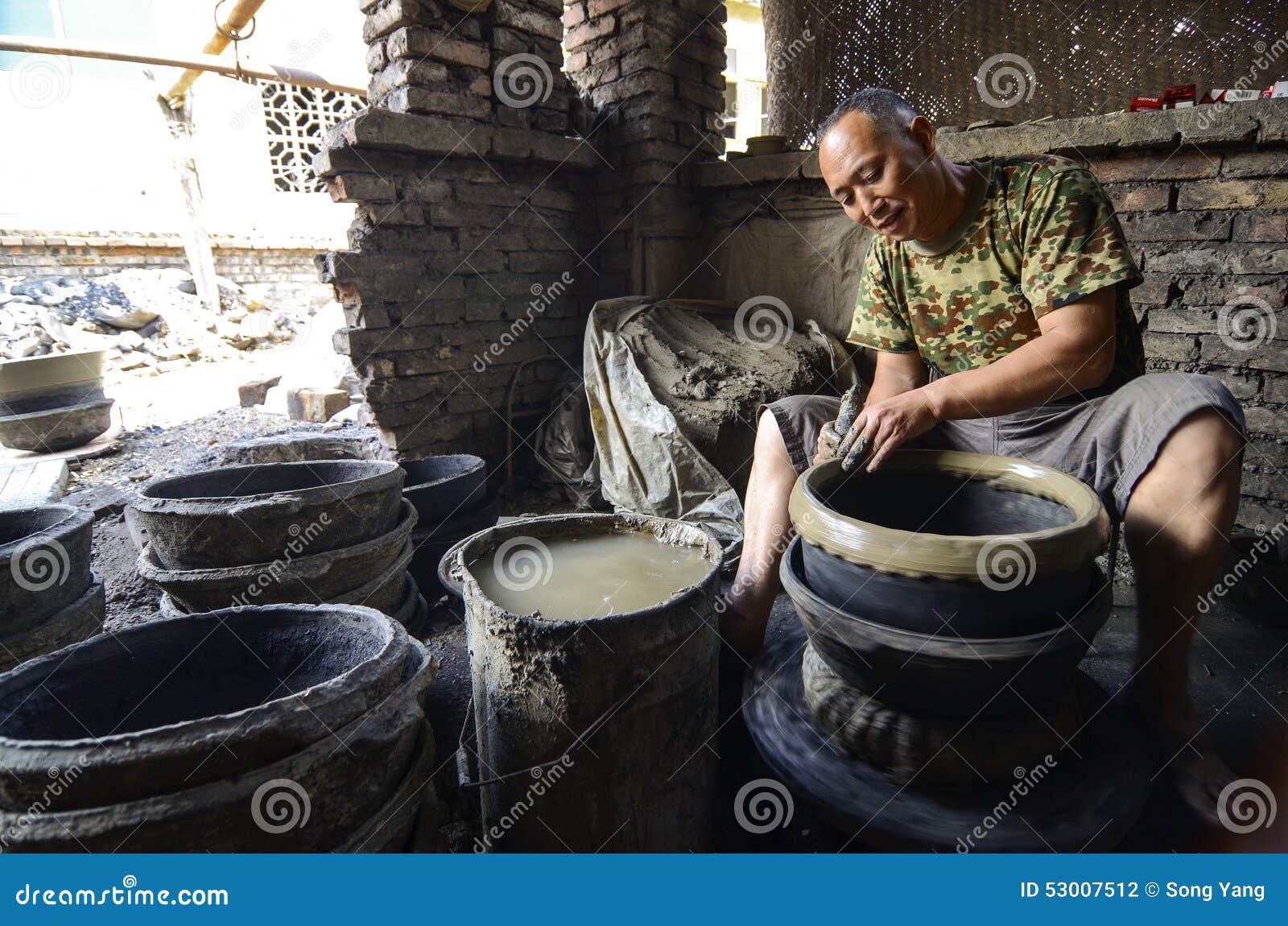 Ceramic editorial photography. Image of outdoor, clay - 53007512