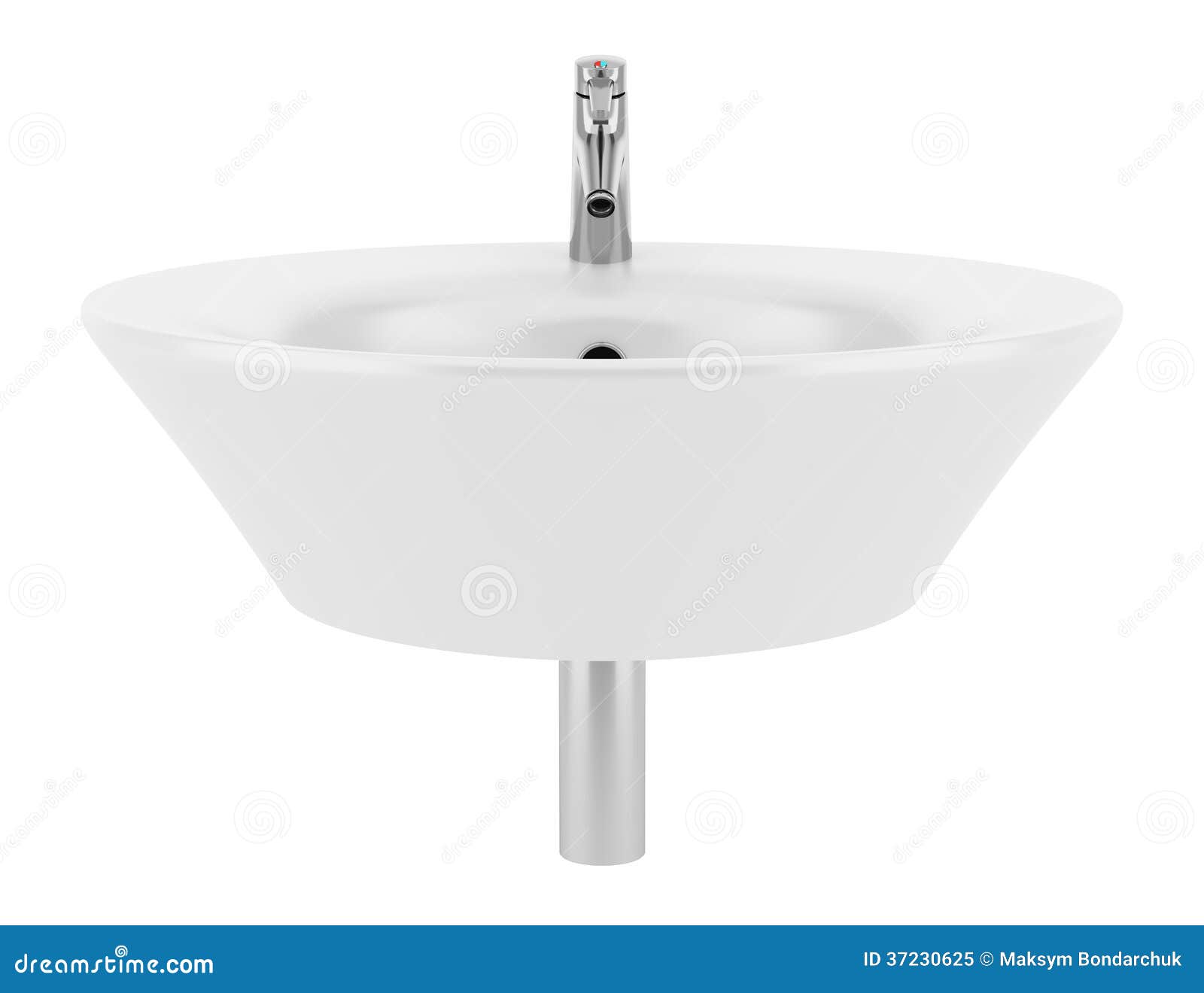 Bathroom Or Sink Plug Hole Or Sinkhole In Flat Style Vector ...