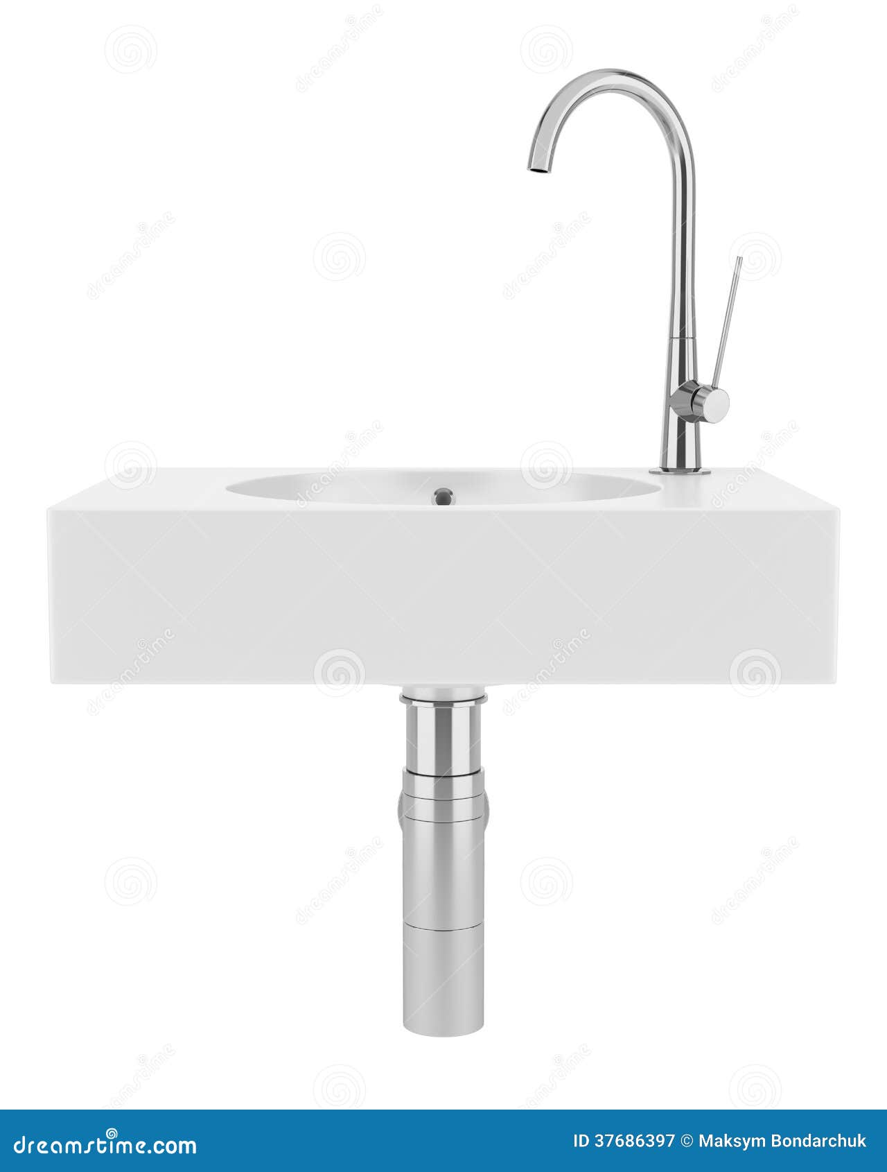 Bathroom Or Sink Plug Hole Or Sinkhole In Flat Style Vector ...