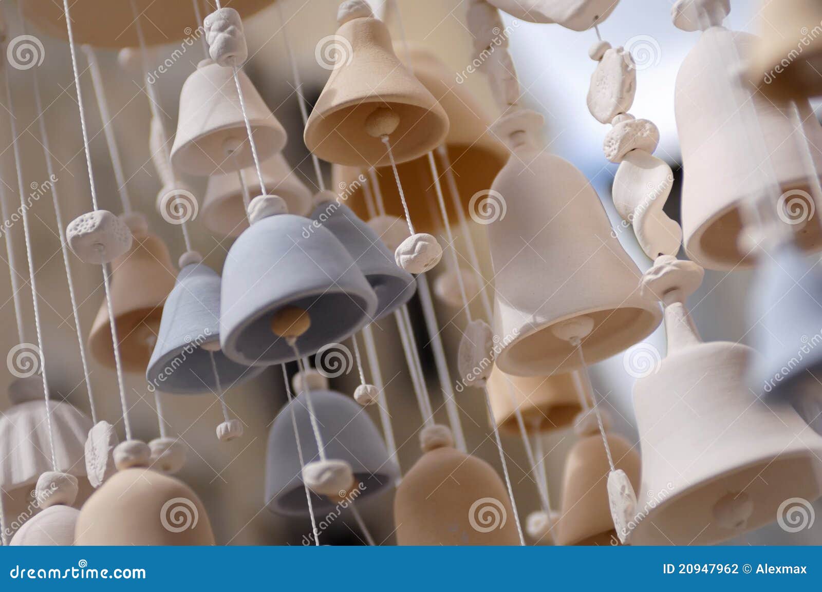 Ceramic Bells stock photo. Image of craft, chime, color - 20947962