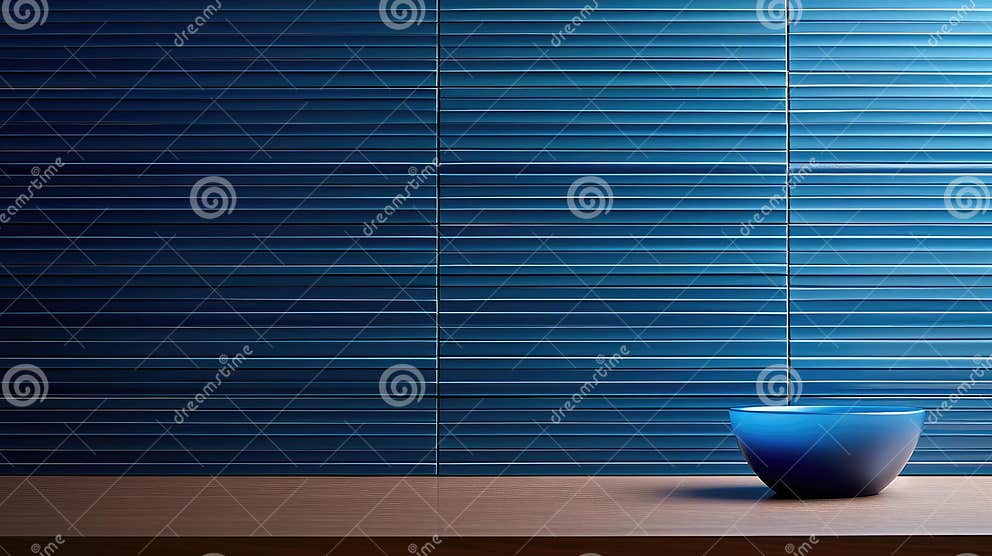 Ceramic blue linear stock illustration. Illustration of creation ...