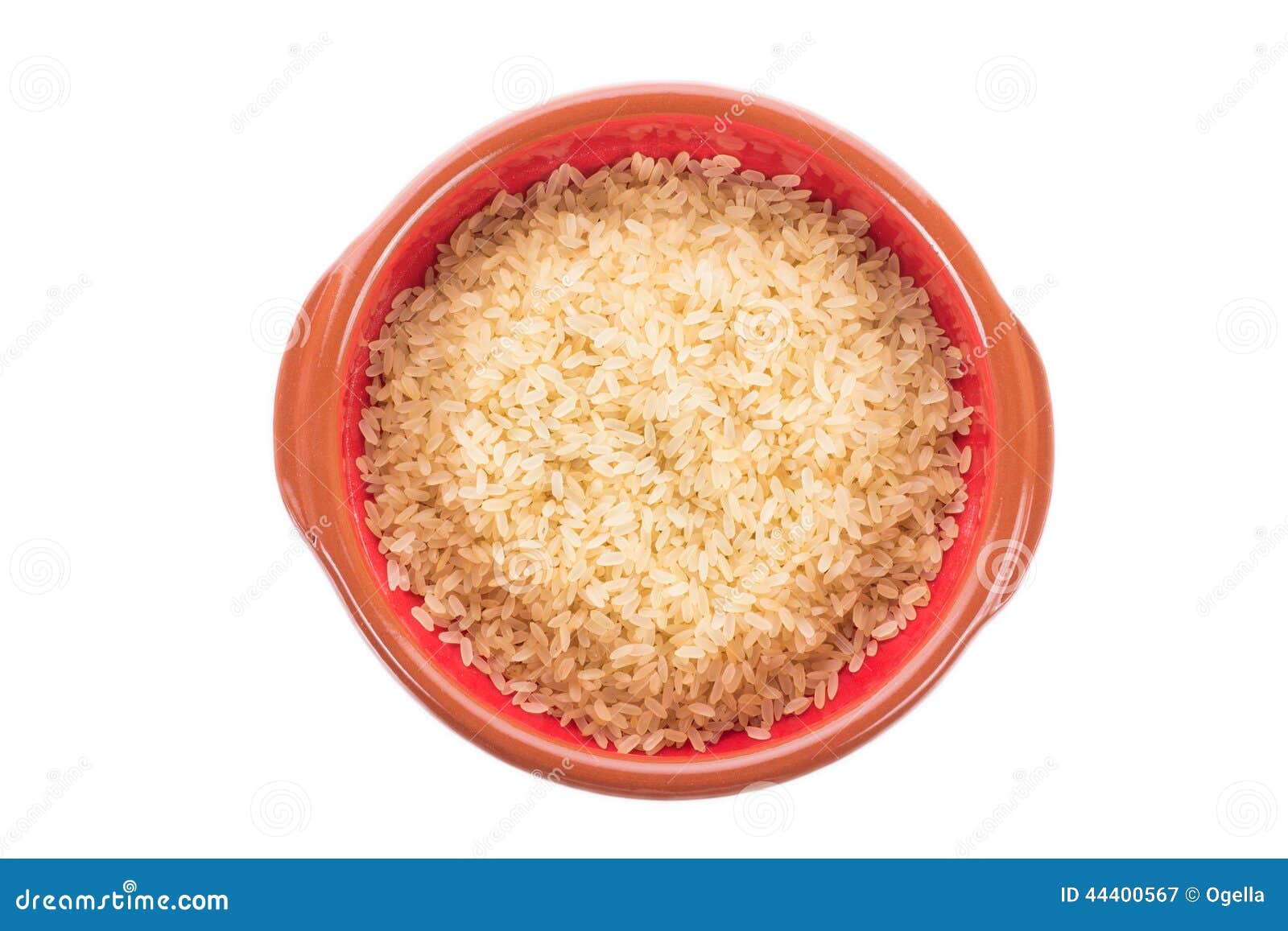 Ceramic bowl with dry rice stock image. Image of healthy - 44400567