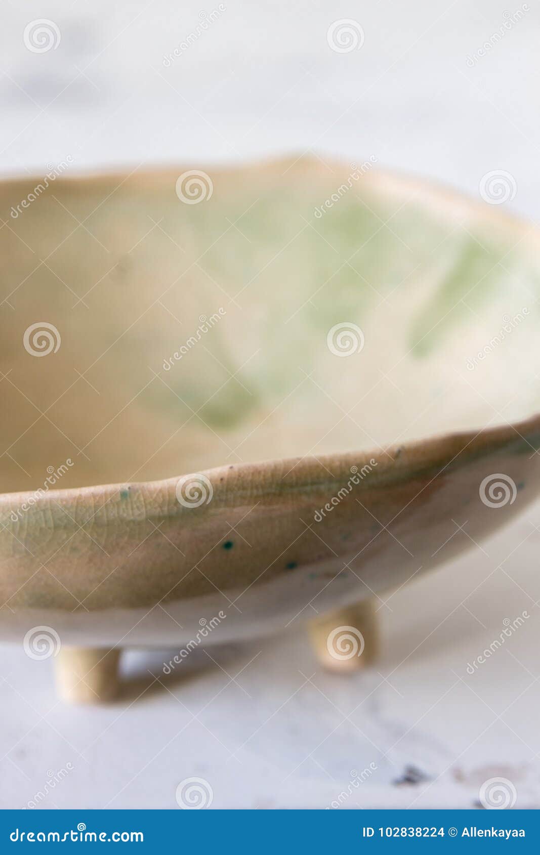 Ceramic Bowls with Leg Made by Hand Stock Photo - Image of japanese ...