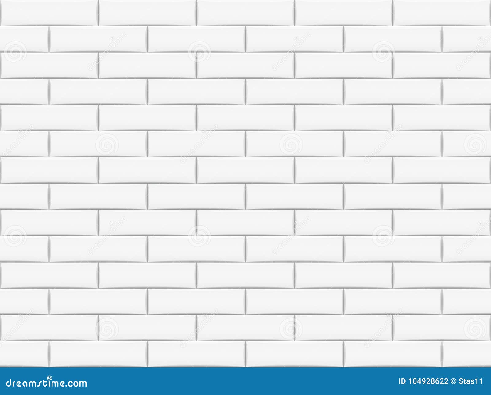 Ceramic Brick Tile Wall. Vector Illustration Stock Illustration ...