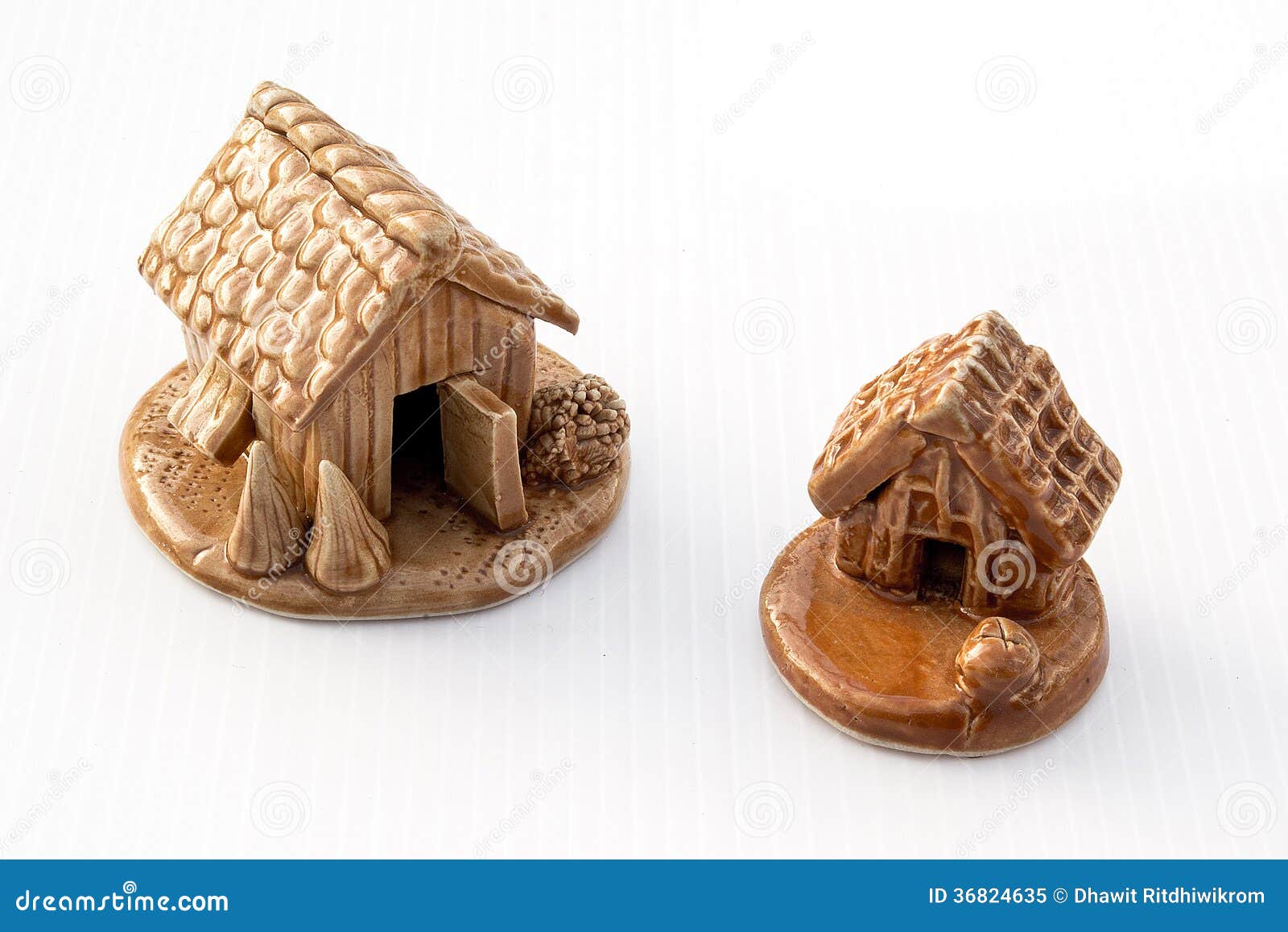 Ceramic Cabin Model stock image. Image of small, cabin - 36824635