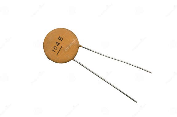 A ceramic capacitor stock image. Image of capacitors - 274835533