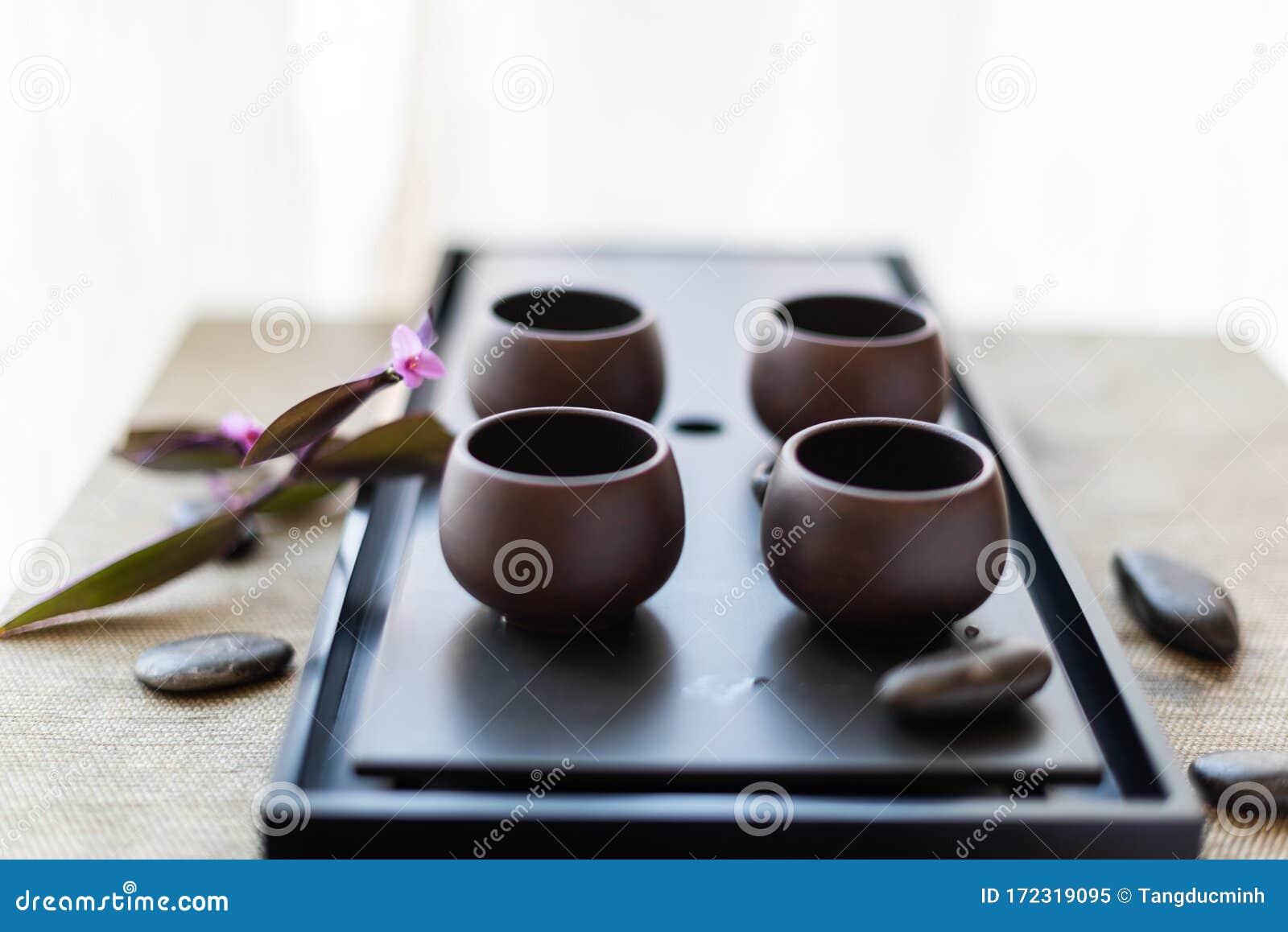 Ceramic Chinese tea Set up stock image. Image of lifestyle - 172319095
