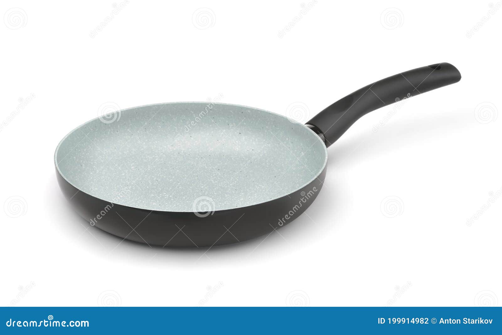 Ceramic Coated Non Stick Fry Pan Stock Photo - Image of frying, coating ...