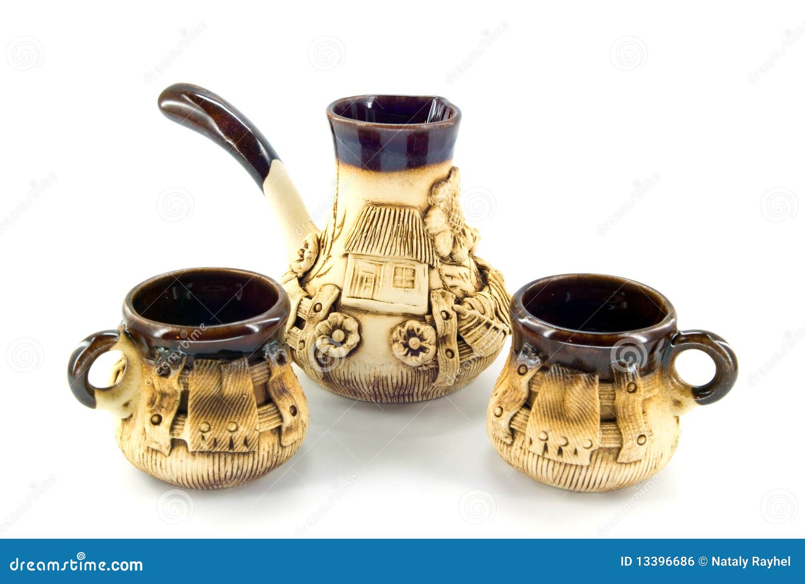 Ceramic coffee set stock photo. Image of coffee, ceramic - 13396686