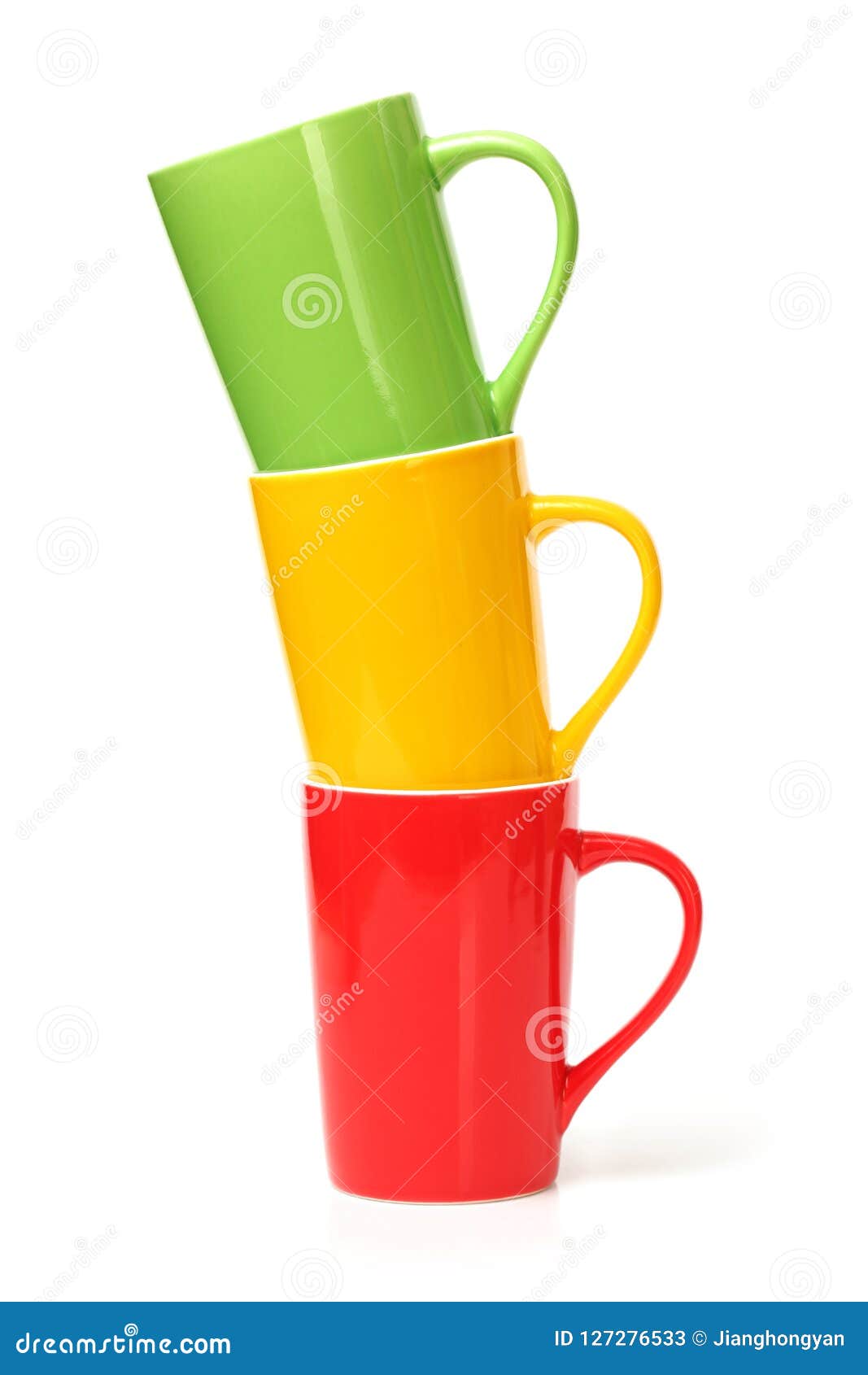 Ceramic colored cup stock image. Image of green, coffee - 127276533