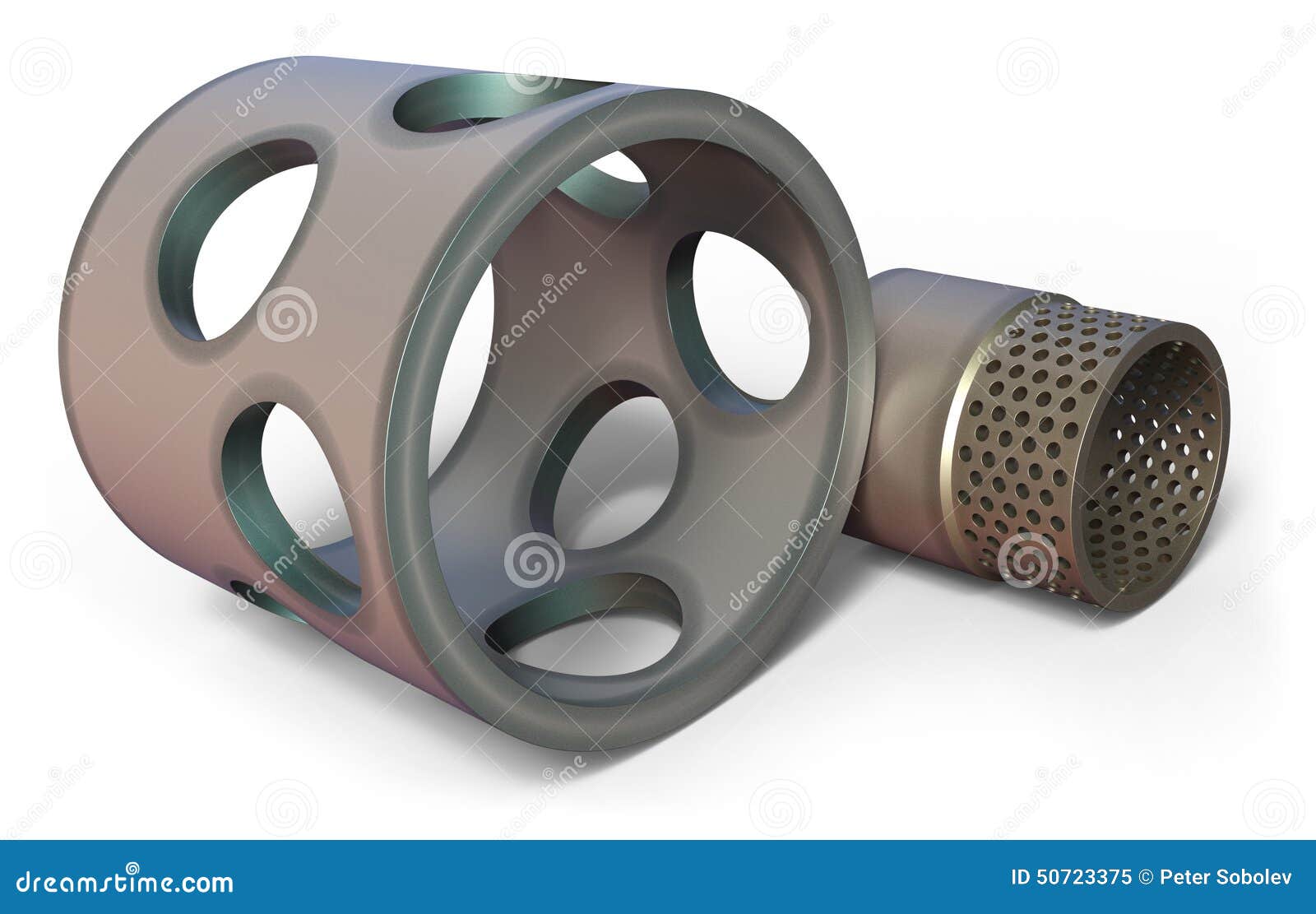 Ceramic components stock illustration. Illustration of white - 50723375