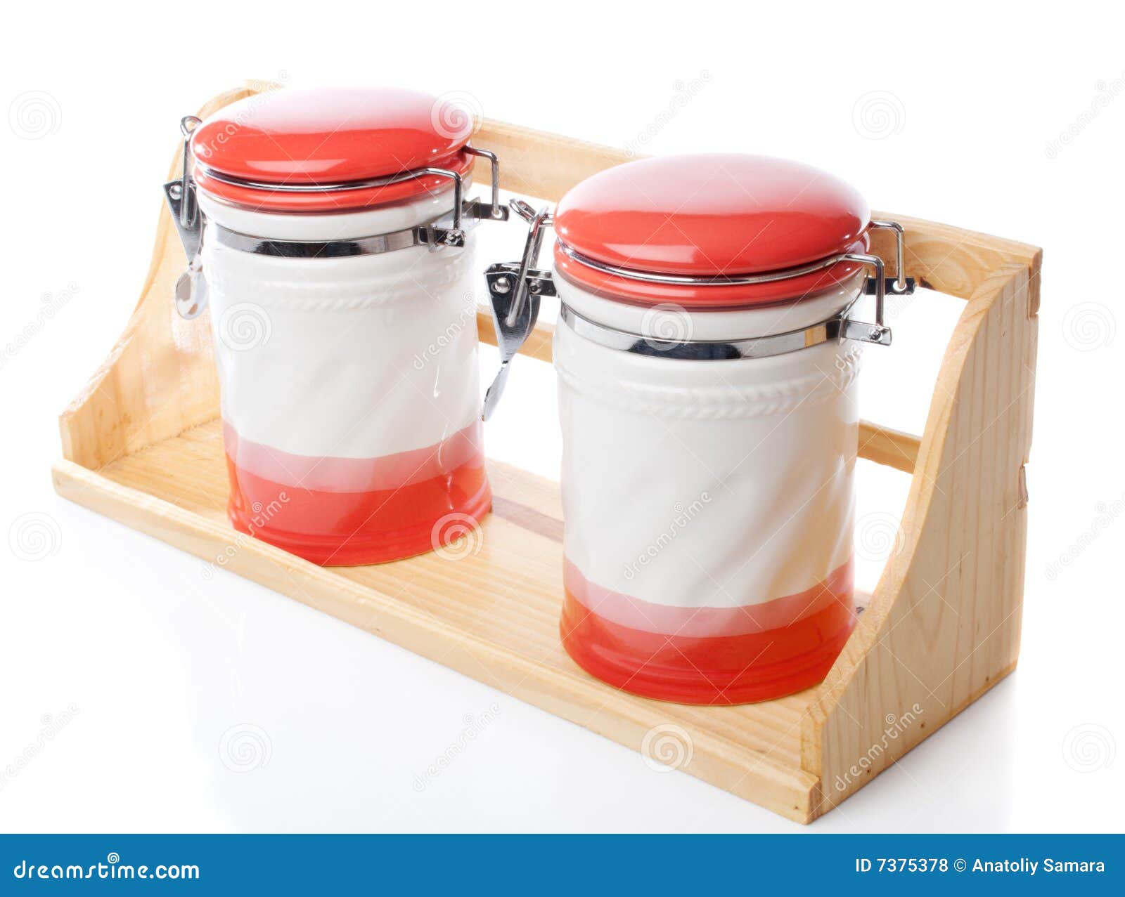Ceramic containers stock photo. Image of colorful, supply - 7375378
