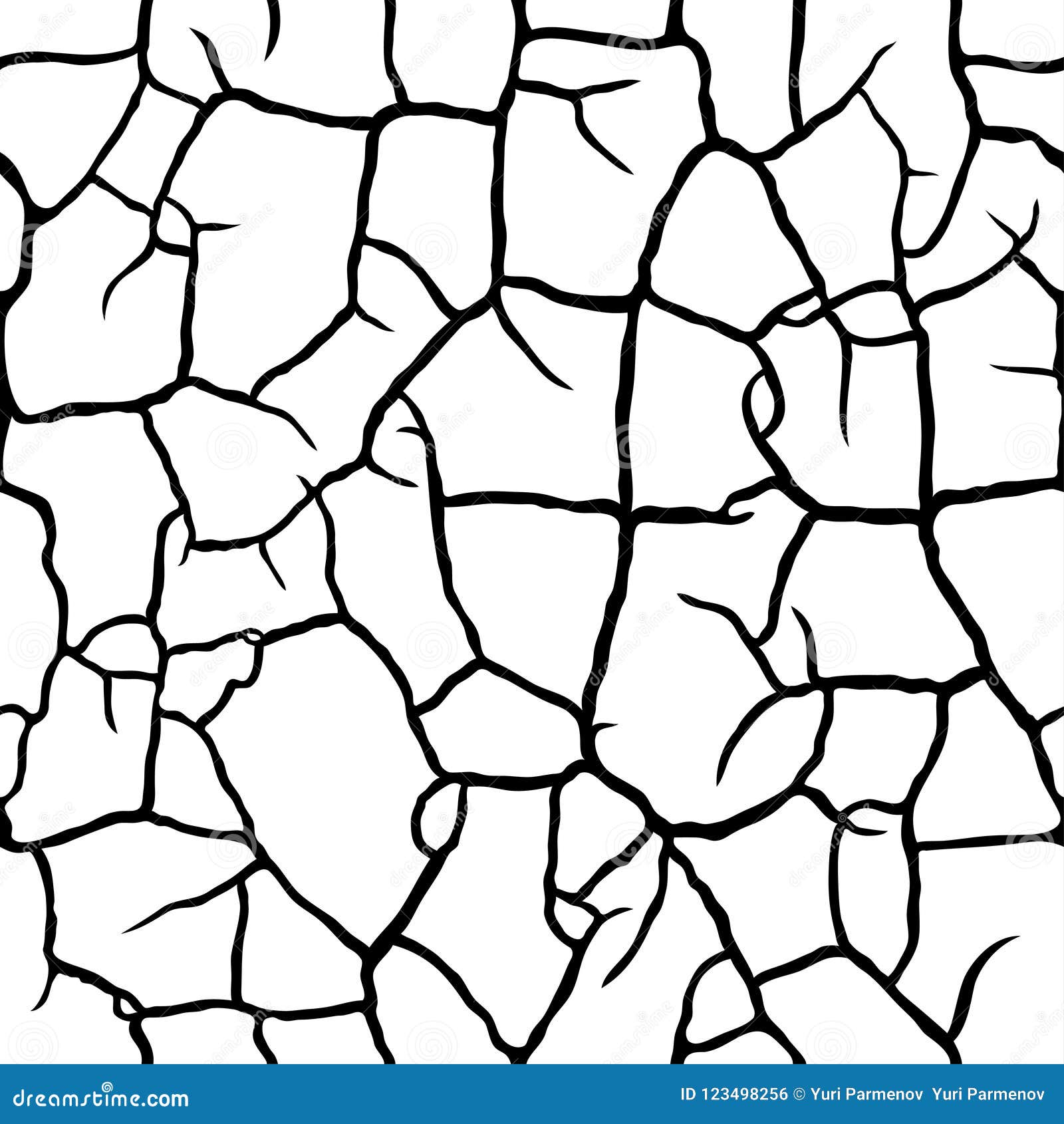 Ceramic Cracks Texture. Craquelure Seamless Linear Pattern. Stylish ...