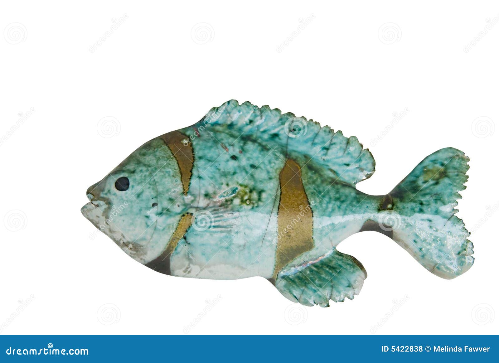 Ceramic decorative fish stock photo. Image of details - 5422838
