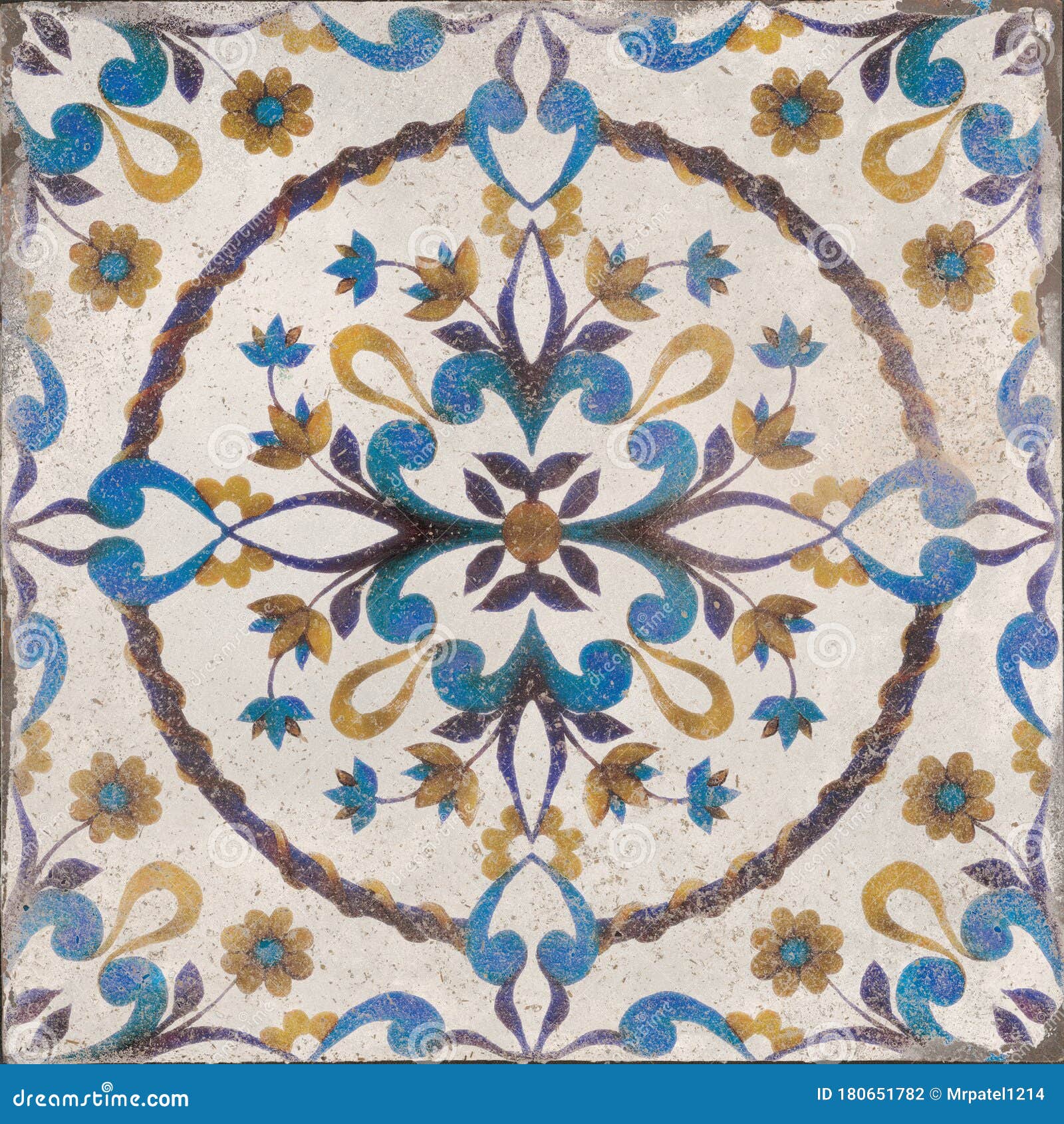 Ceramic Decorative Mosaic Tile Stock Photo - Image of decoration ...