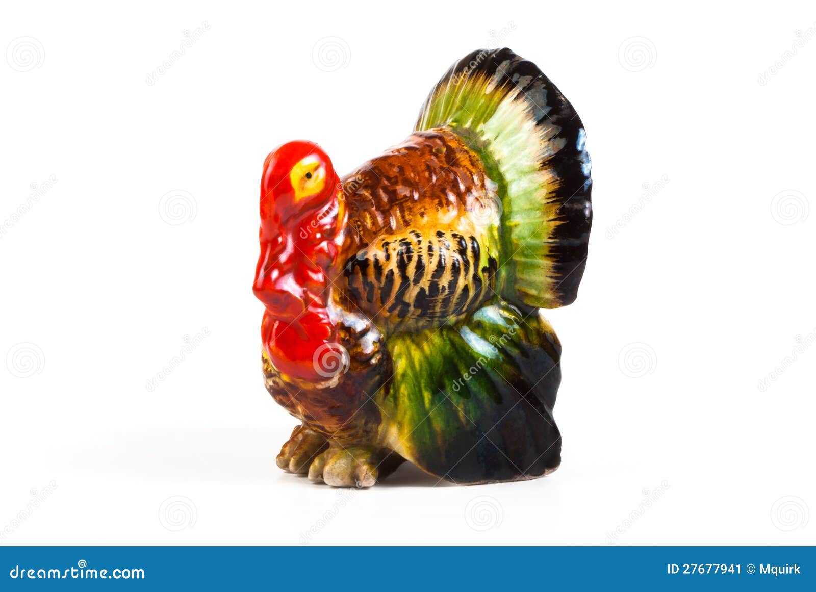Ceramic decorative turkey stock image. Image of meal - 27677941