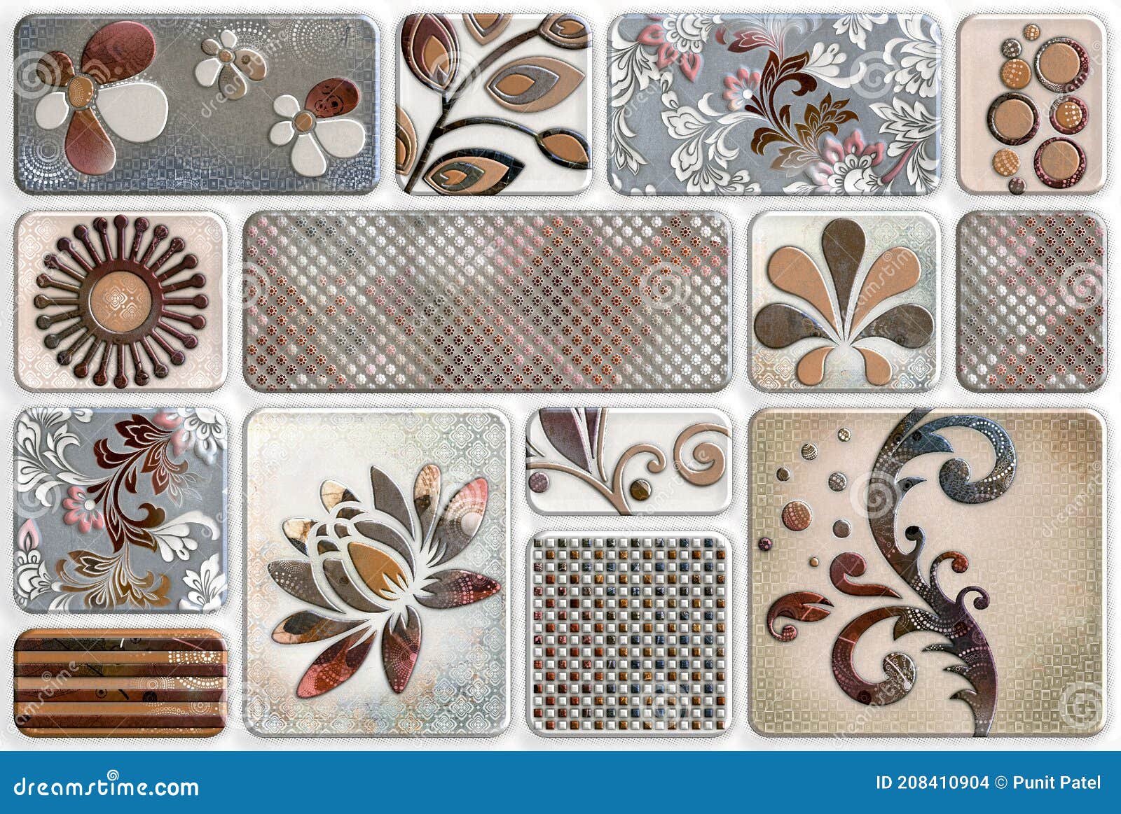 Ceramic Design and Digital Wall Tiles & Abstract Wallpapers Designs ...