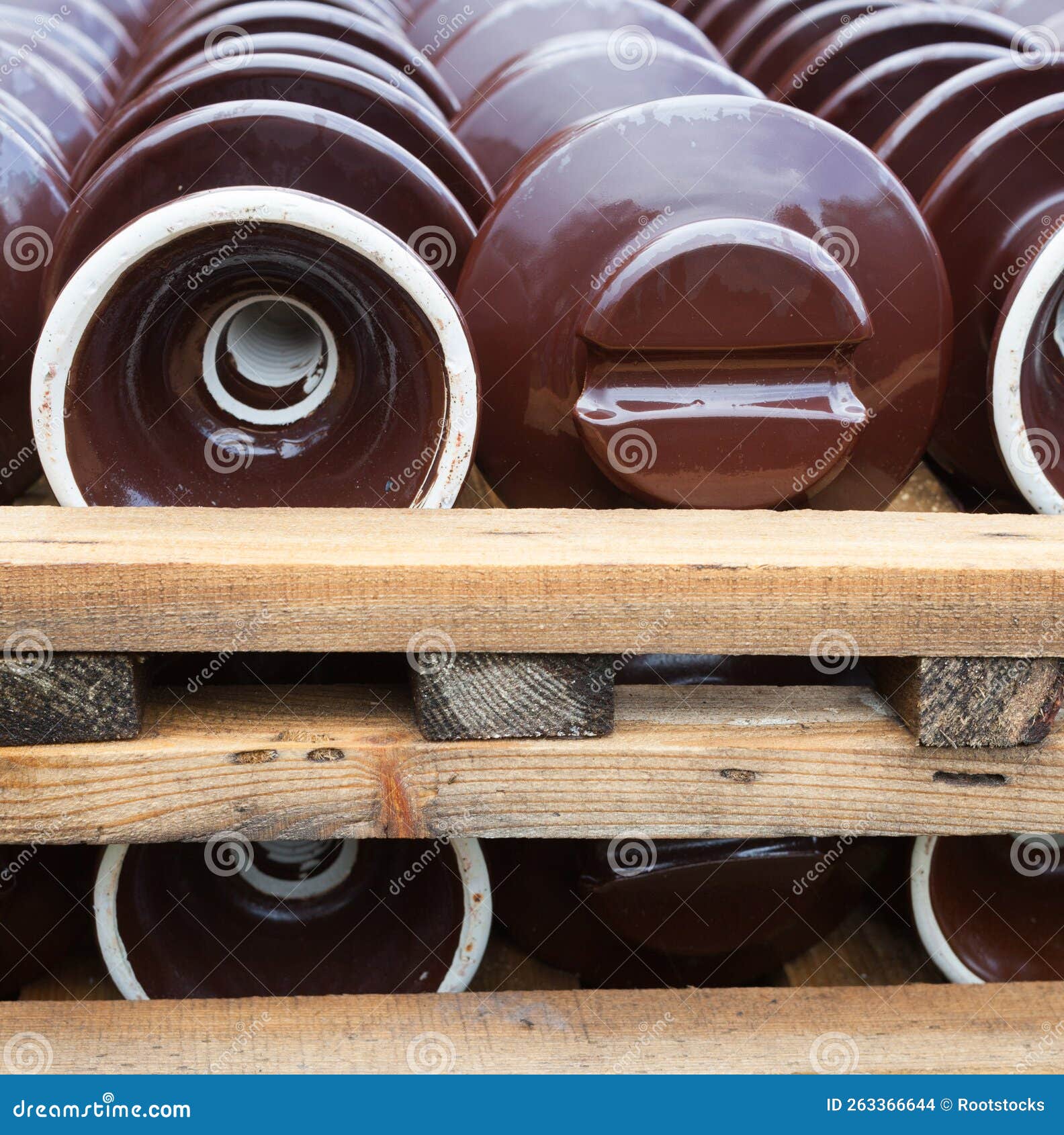 Ceramic disc insulators stock photo. Image of current - 263366644