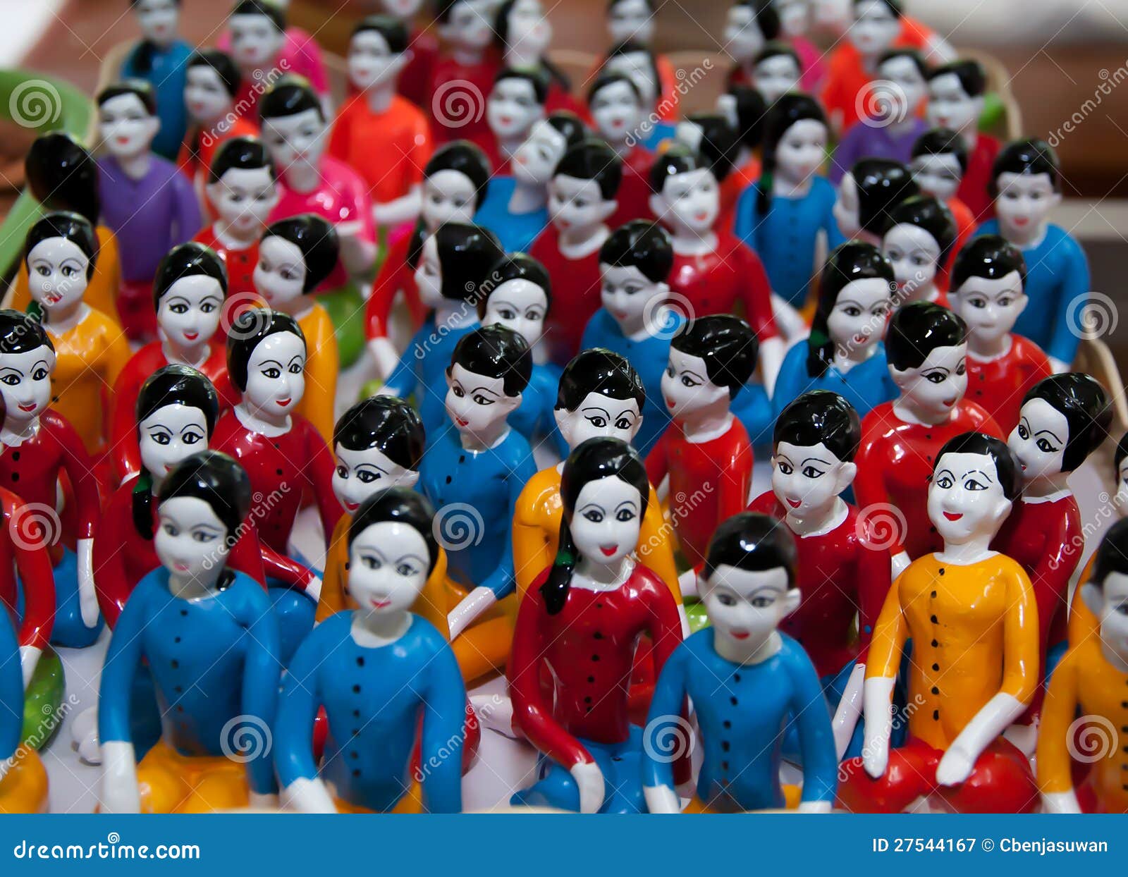 Ceramic doll thai style stock image. Image of ancient - 27544167