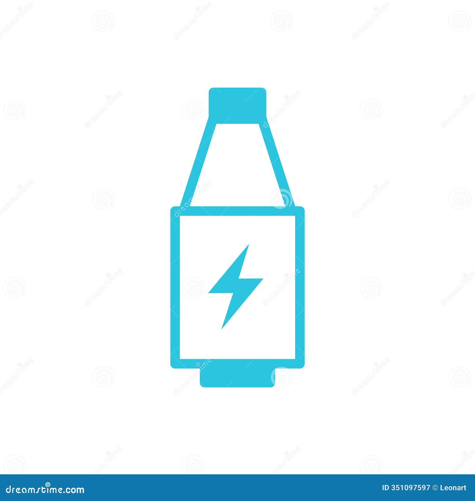 Ceramic Electrical Fuse Icon. Retro Power Protector. Isolated on White ...