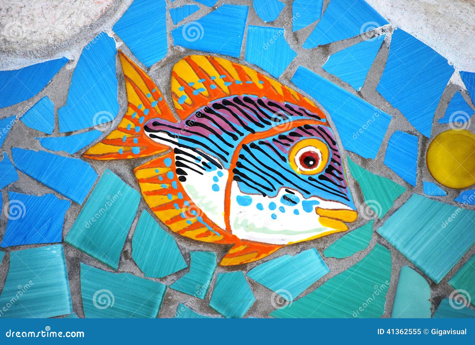 Ceramic Fish the Amalfi Coast, Italy Stock Image - Image of italy, fish ...