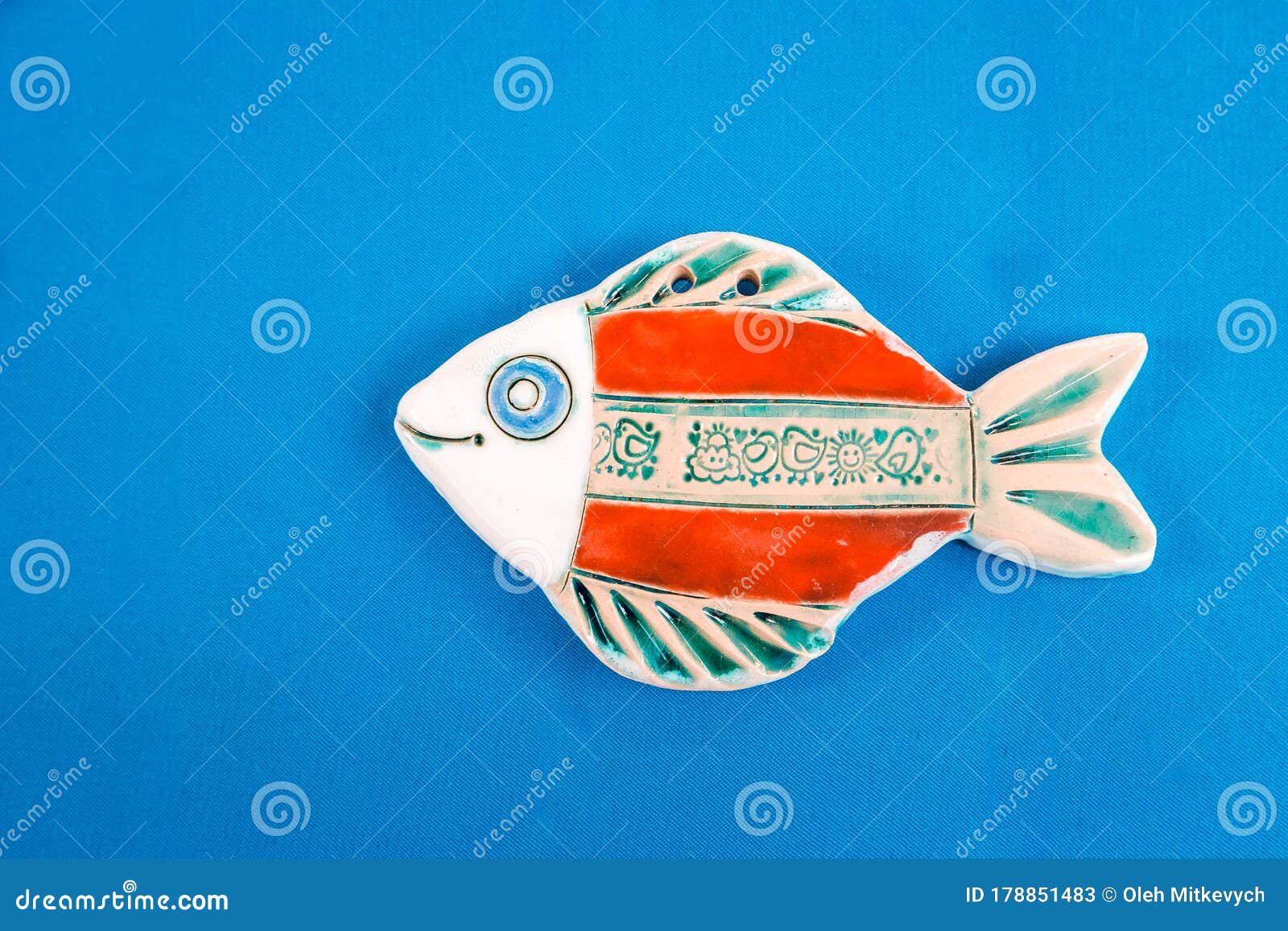 Handmade Ceramic Toy at a City Fair. Ceramic Fish , Handwork, Hobbies ...