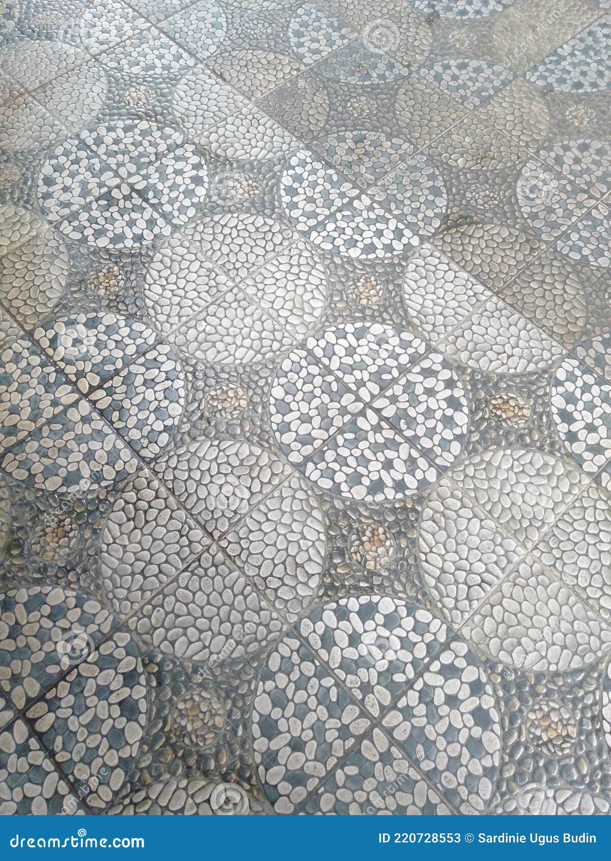 Ceramic Floor with Circle Motif Stock Image - Image of asphalt, motif ...