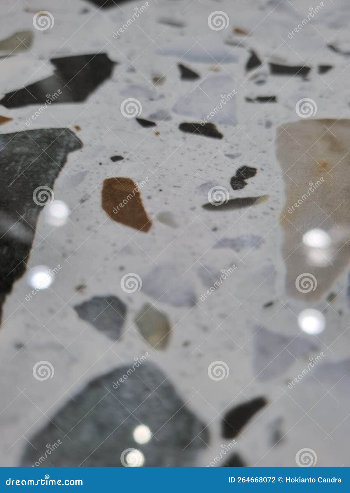 Ceramic Floor Design Under the Lights Reflection Stock Photo - Image of ...