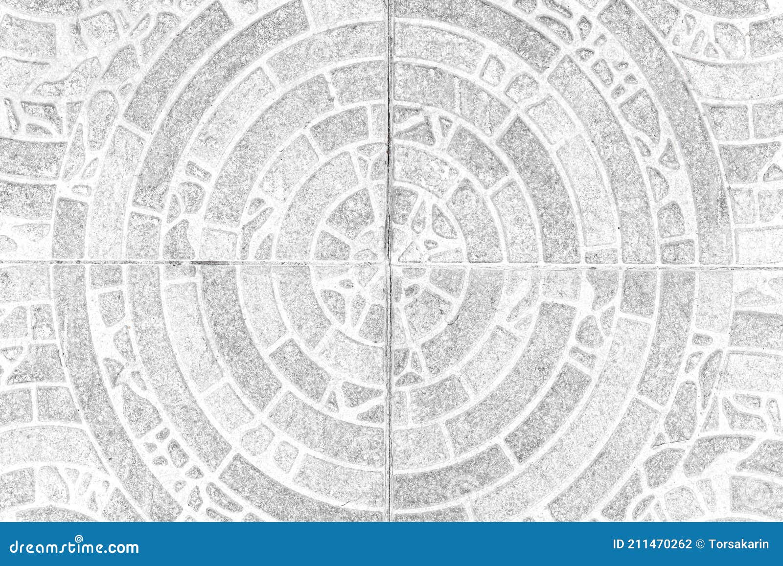 Ceramic Floor Tile with Circular Pattern Texture and Background ...