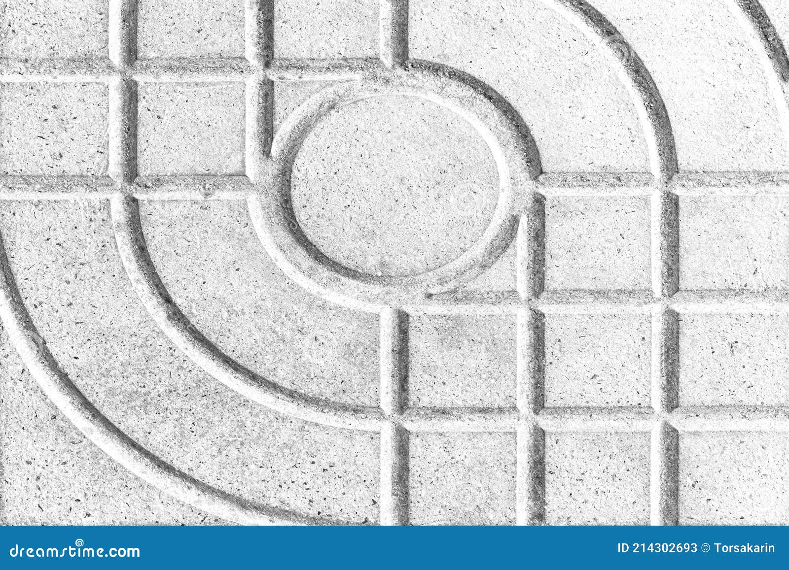 Ceramic Floor Tile with Circular Pattern Texture and Background ...
